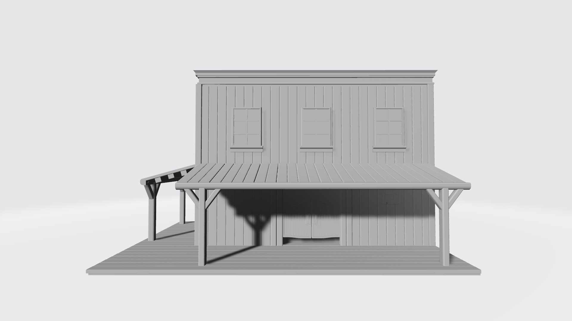 3D Saloon Bar Wild - TurboSquid 1692731