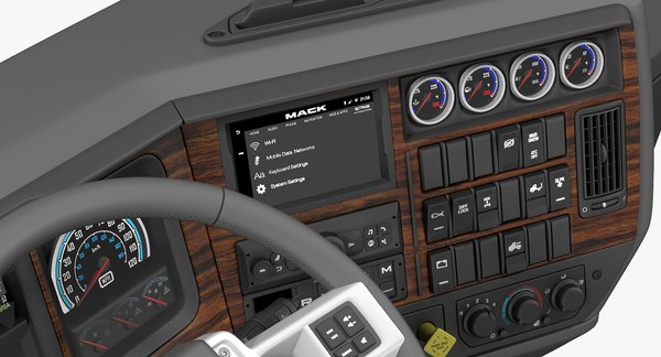Truck dashboard model - TurboSquid 1303611