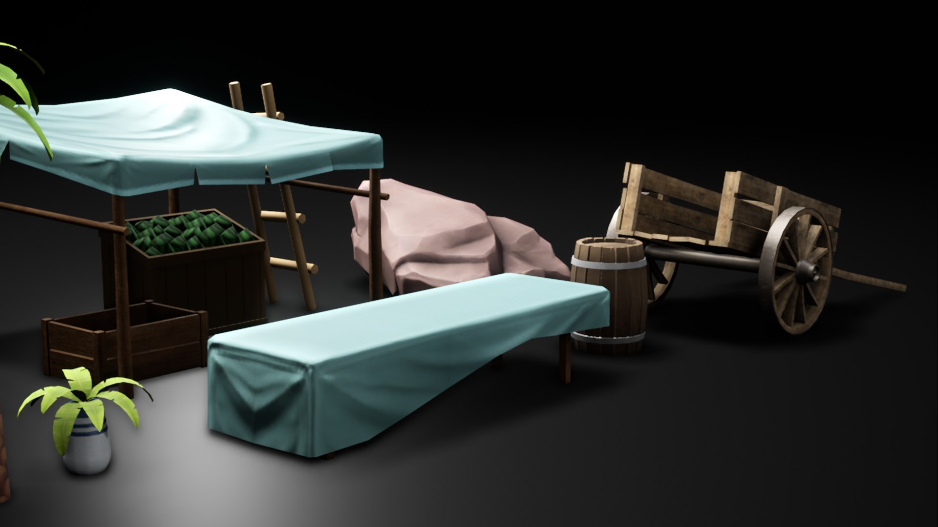 Ancient Props Low-poly 3D Model - TurboSquid 1840233