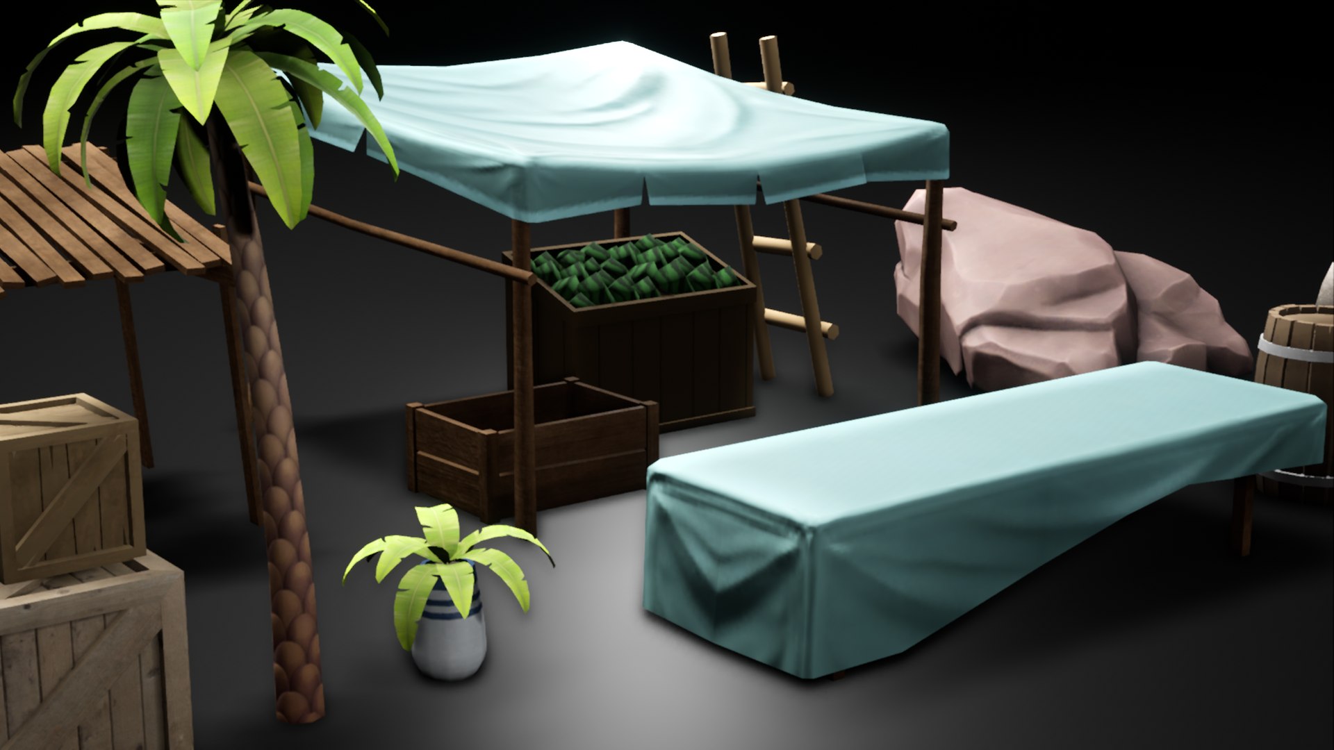 Ancient Props Low-poly 3D Model - TurboSquid 1840233