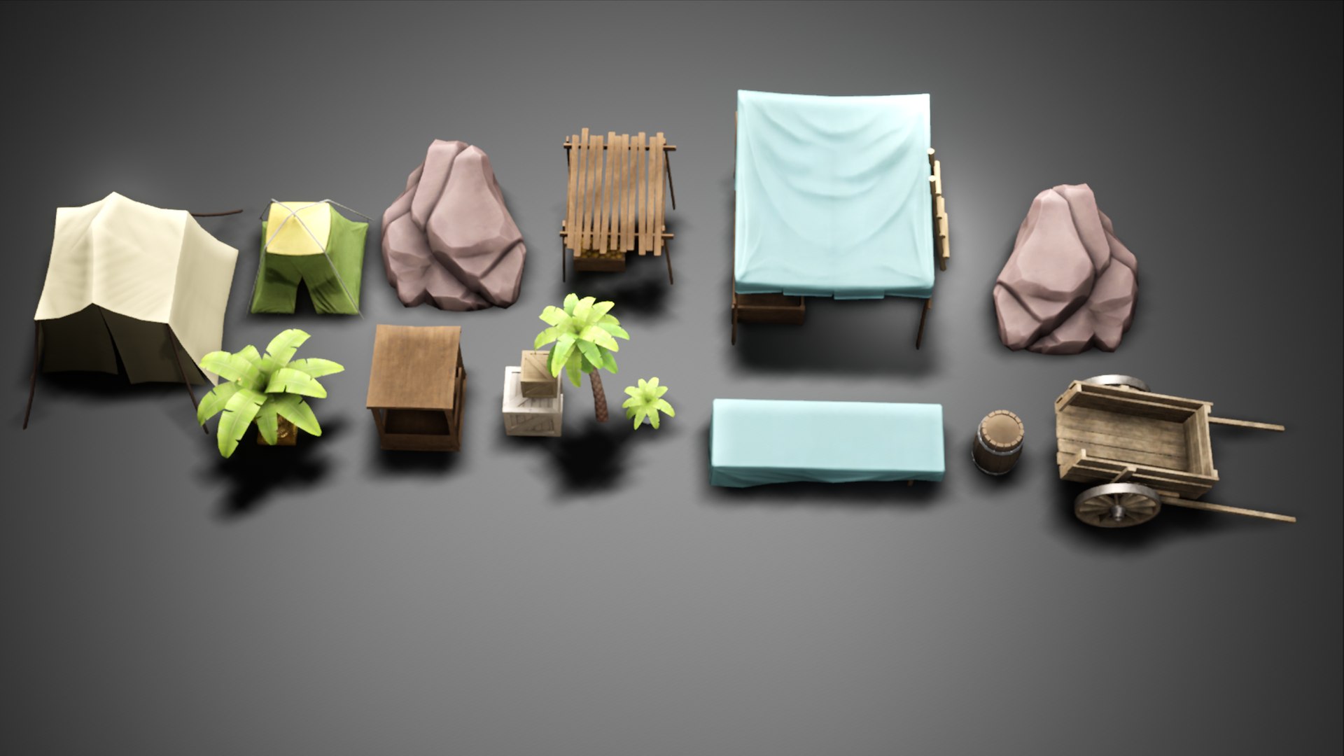 Ancient Props Low-poly 3D Model - TurboSquid 1840233