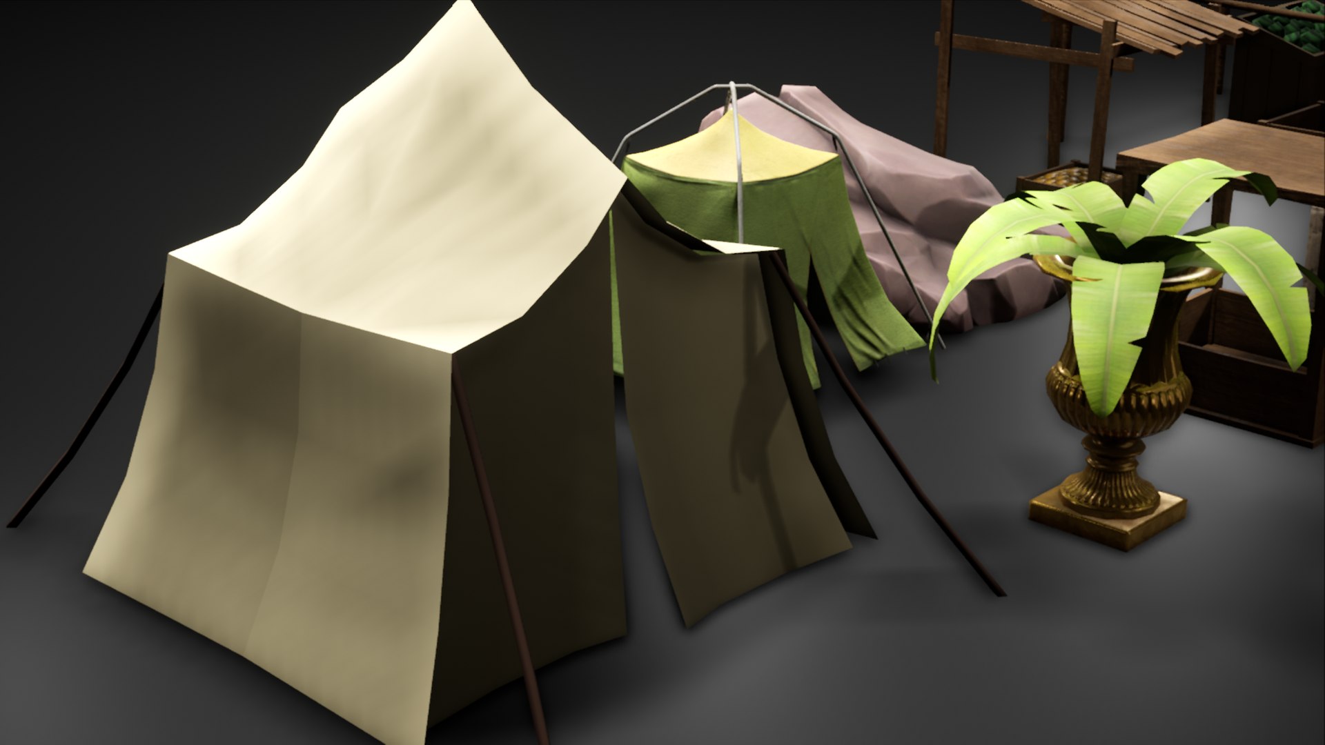 Ancient Props Low-poly 3D Model - TurboSquid 1840233