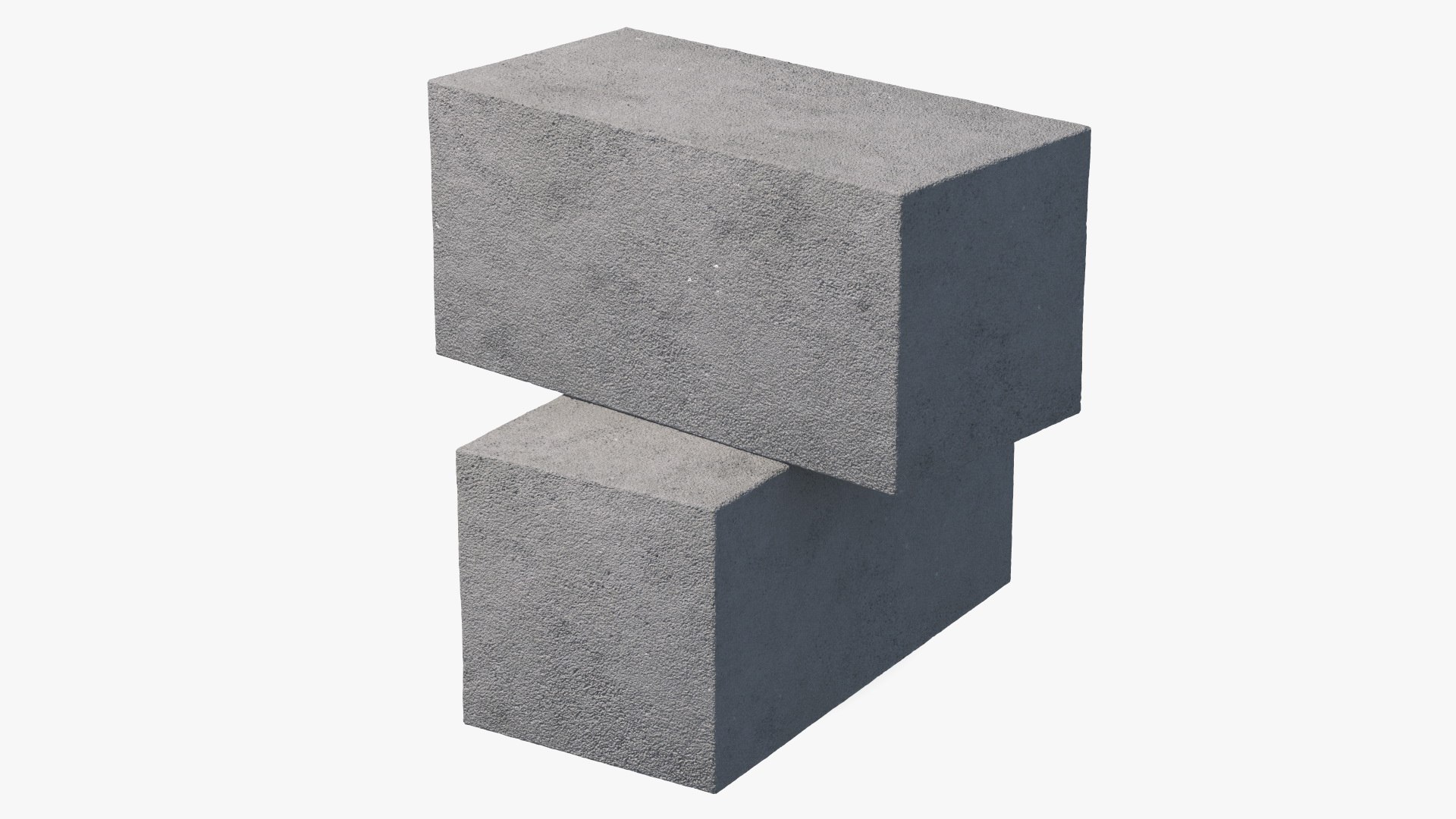 Concrete Solid Brick 3D Model - TurboSquid 2348806