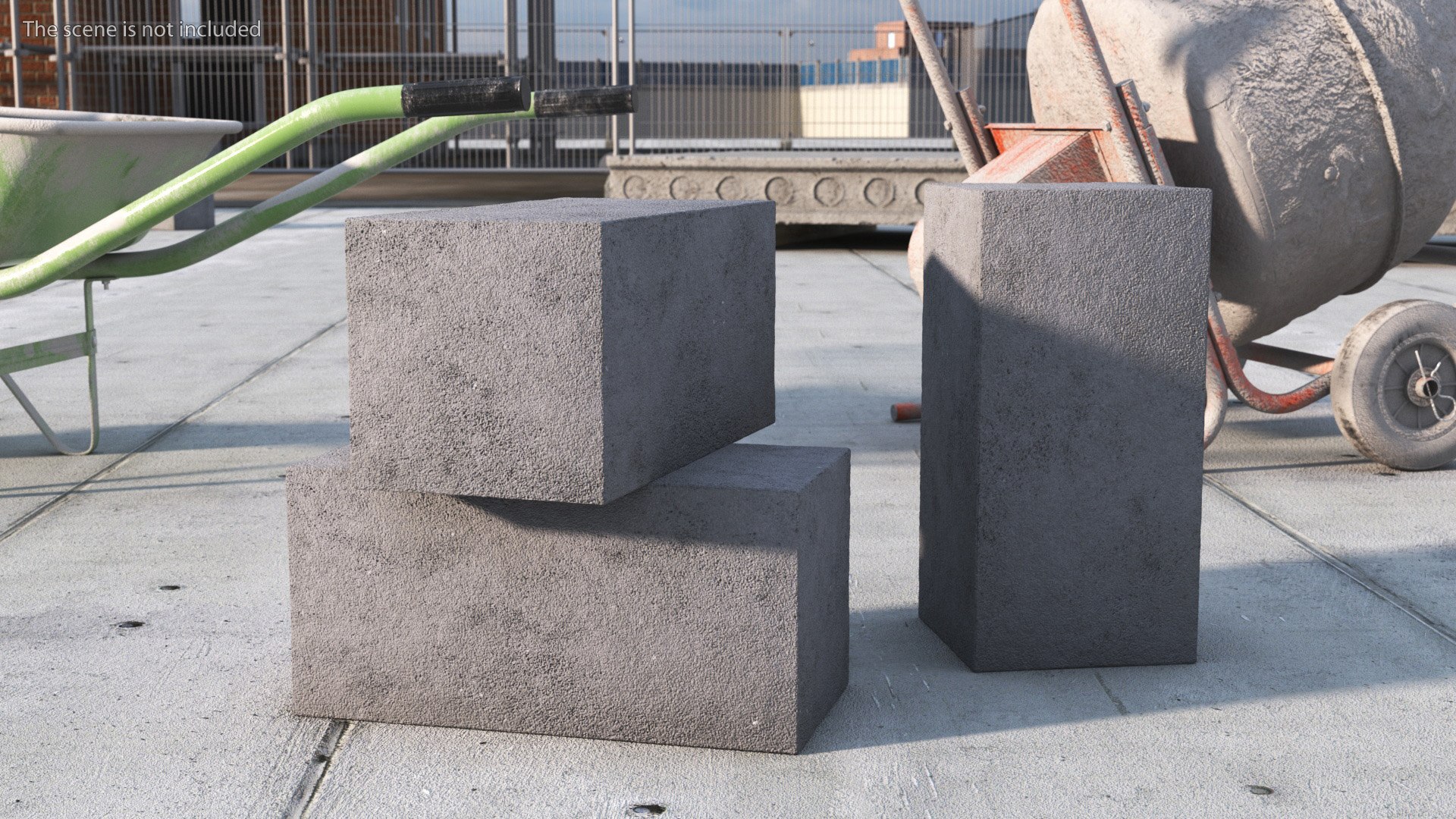 Concrete Solid Brick 3D Model - TurboSquid 2348806