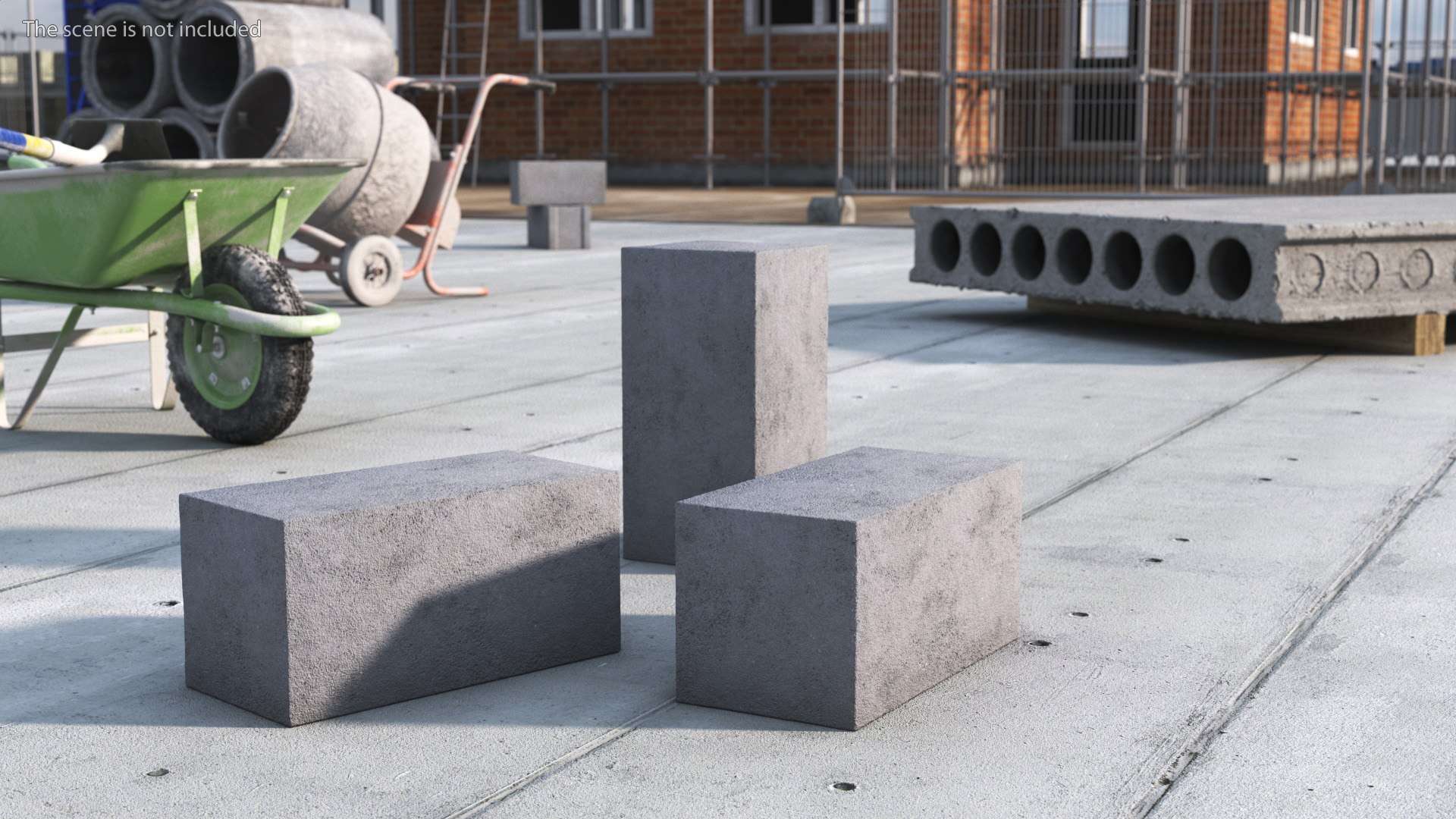 Concrete Solid Brick 3D Model - TurboSquid 2348806
