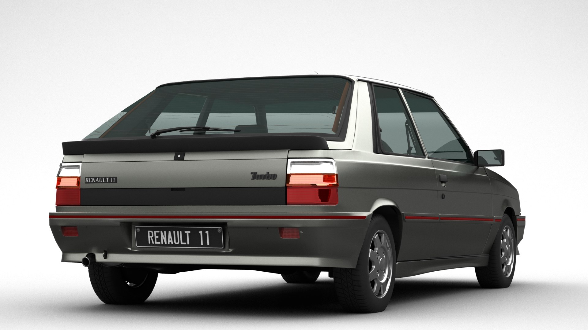 Renault 11 Turbo Coupe 3D Model - TurboSquid 2011002