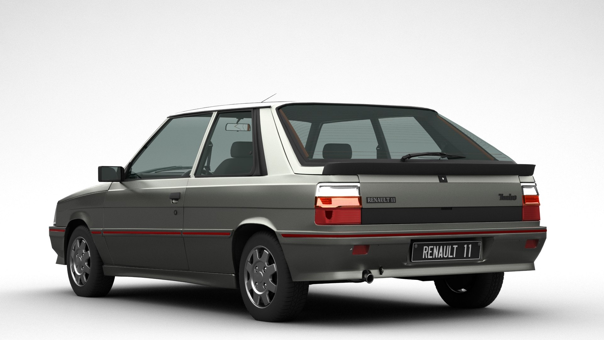 Renault 11 Turbo Coupe 3D Model - TurboSquid 2011002