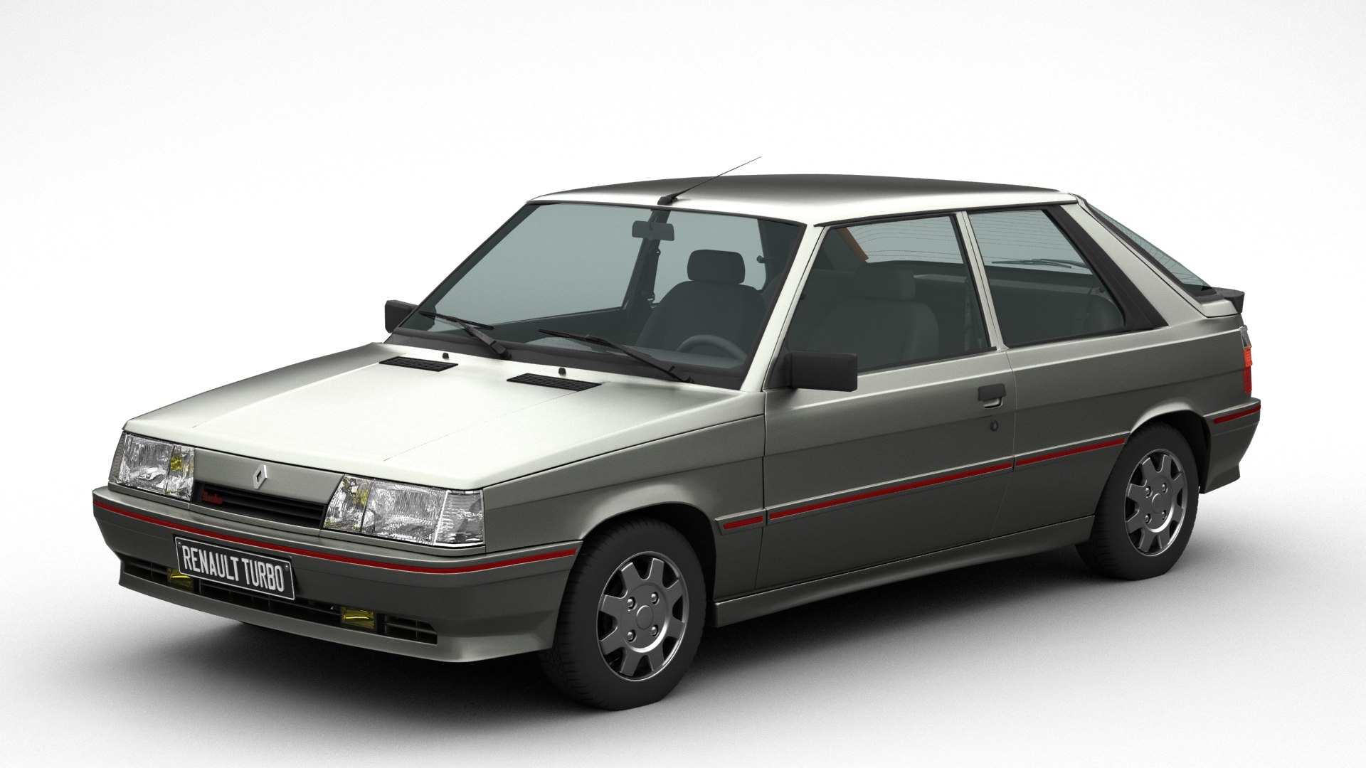 Renault 11 Turbo Coupe 3D Model - TurboSquid 2011002