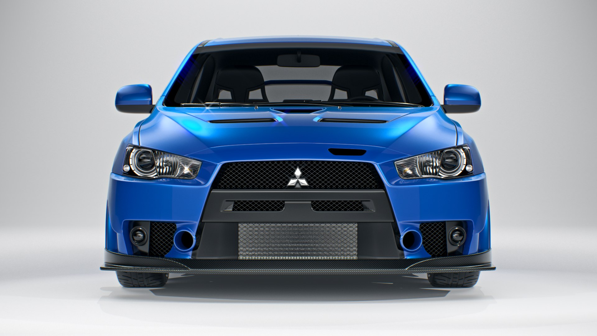 Mitsubishi Evo X Fq-440 Model - TurboSquid 1550354