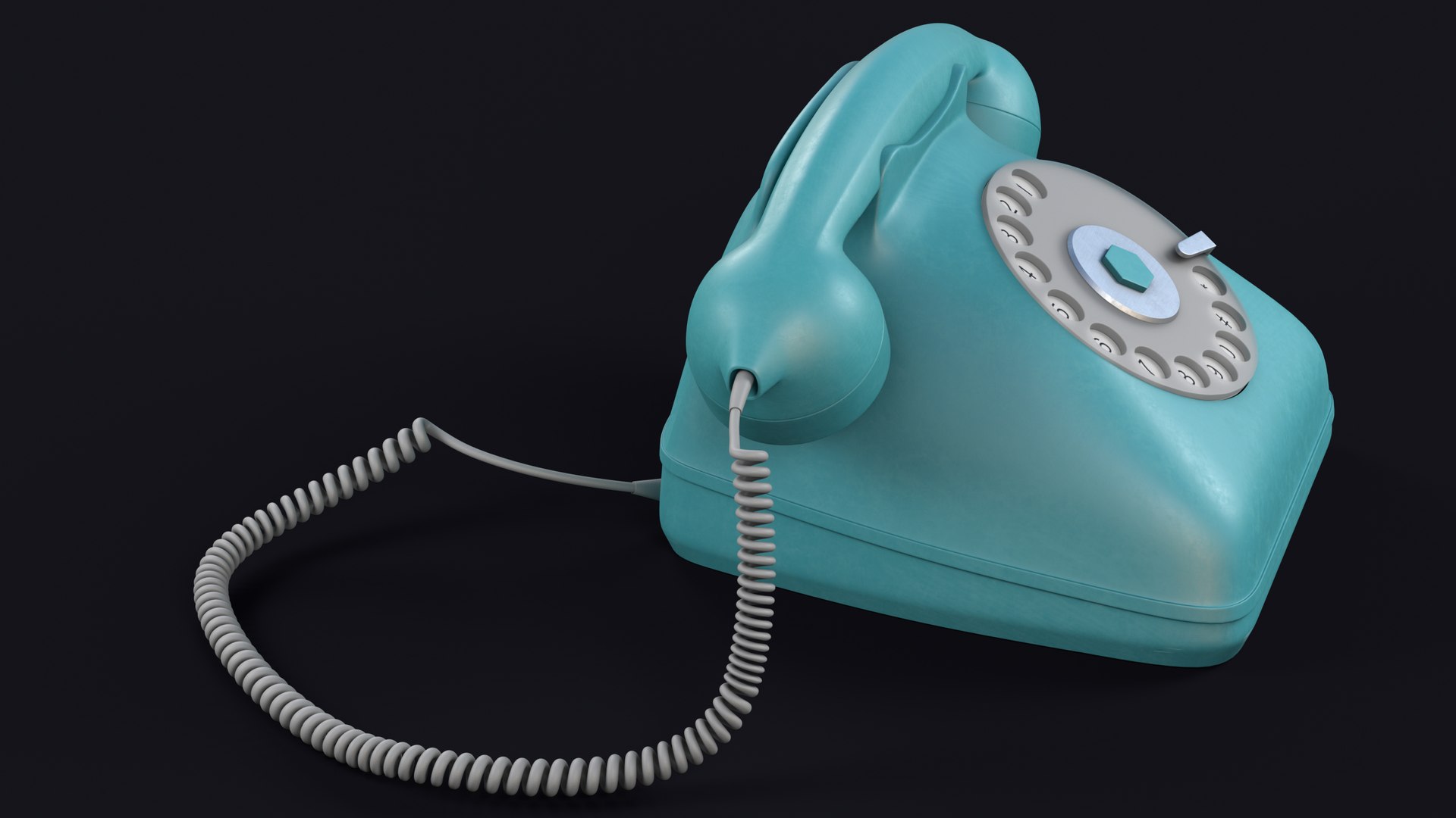 Rotary Phone 3D - TurboSquid 2135444
