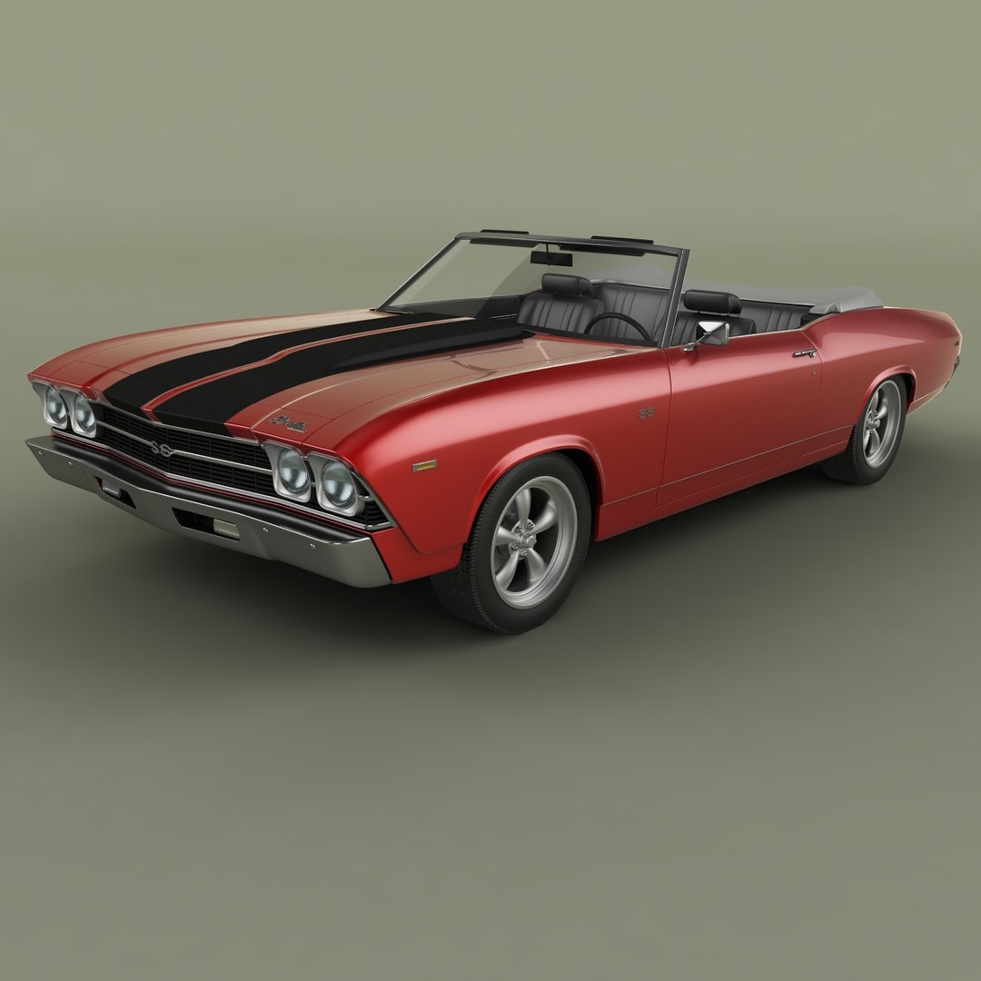 Chevrolet Chevelle Convertible 3ds