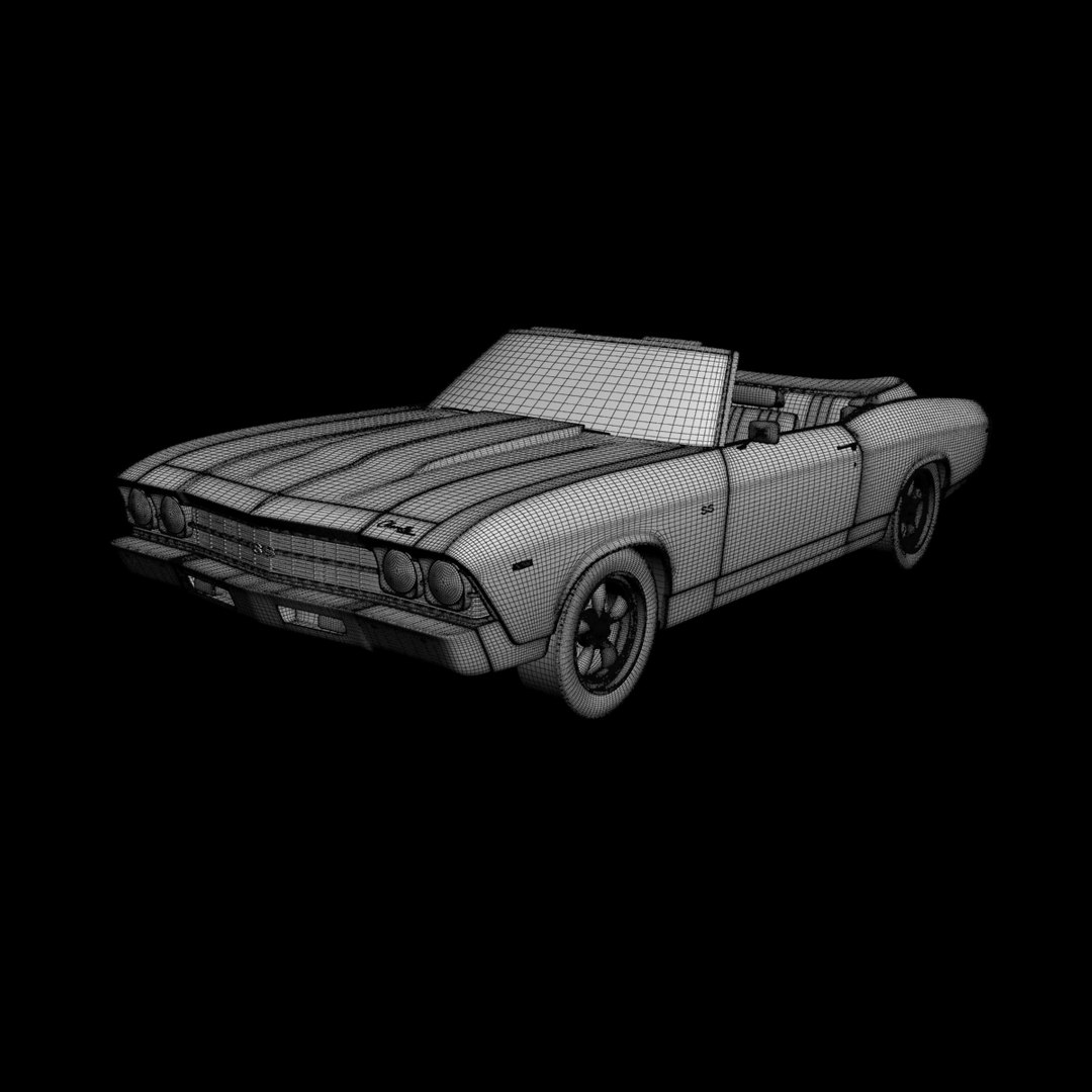 Chevrolet Chevelle Convertible 3ds