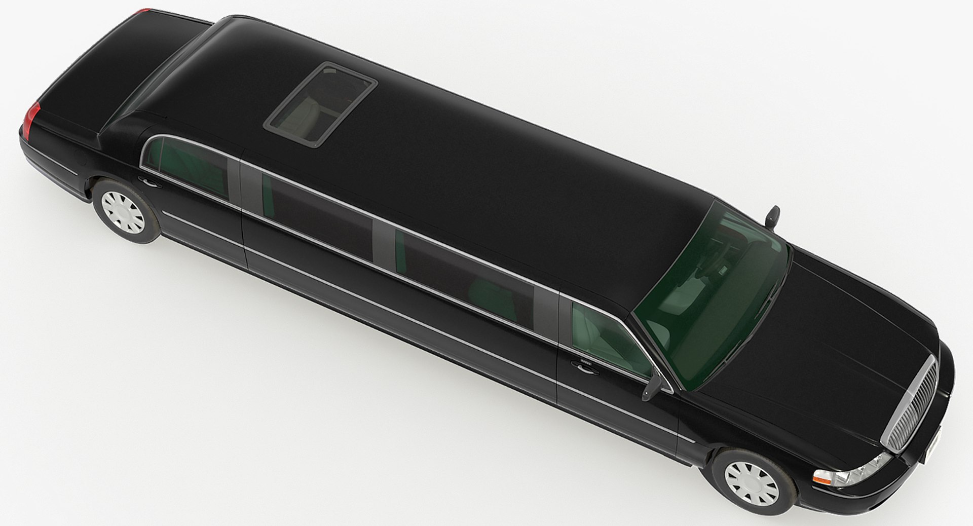 3D Model Limousine Generic Black Car - TurboSquid 1422544