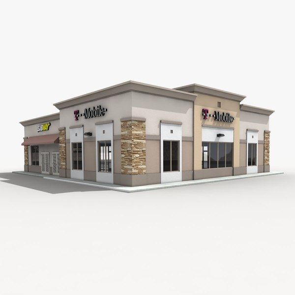 3d subway retail store 1 model