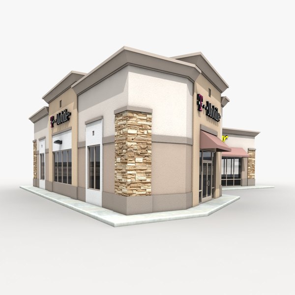 3d subway retail store 1 model