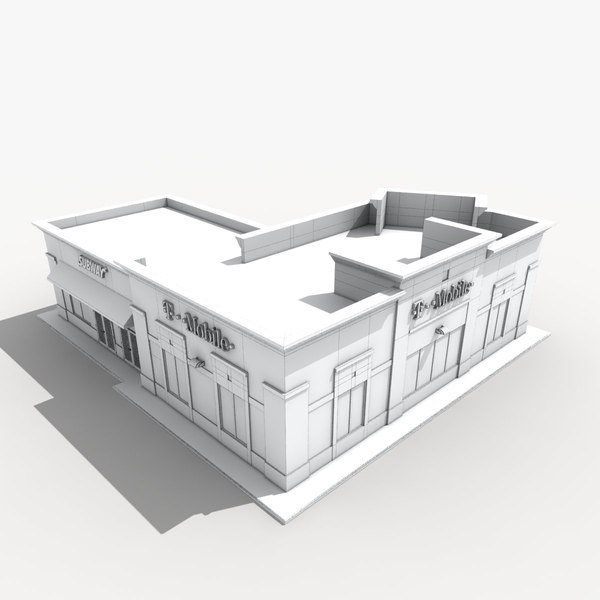3d subway retail store 1 model