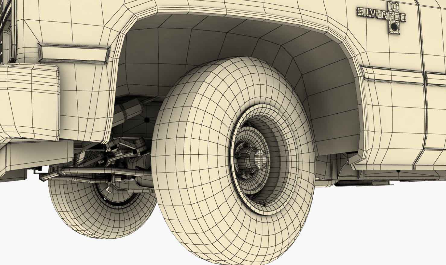 Chevrolet c10 silverado 1983 model - TurboSquid 1310781