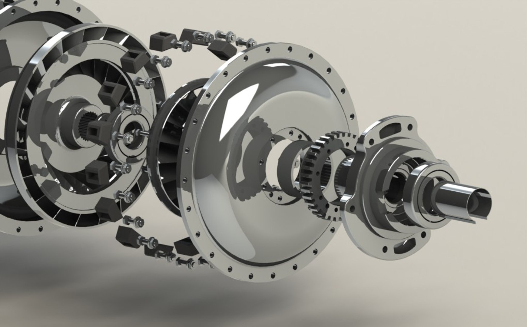 3D Transmission Torque Converter Model - TurboSquid 1611447