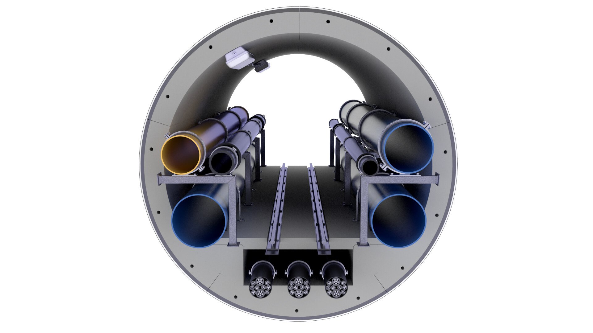 Precast Utility Tunnels Cross-section V3 3D Model - TurboSquid 2415298