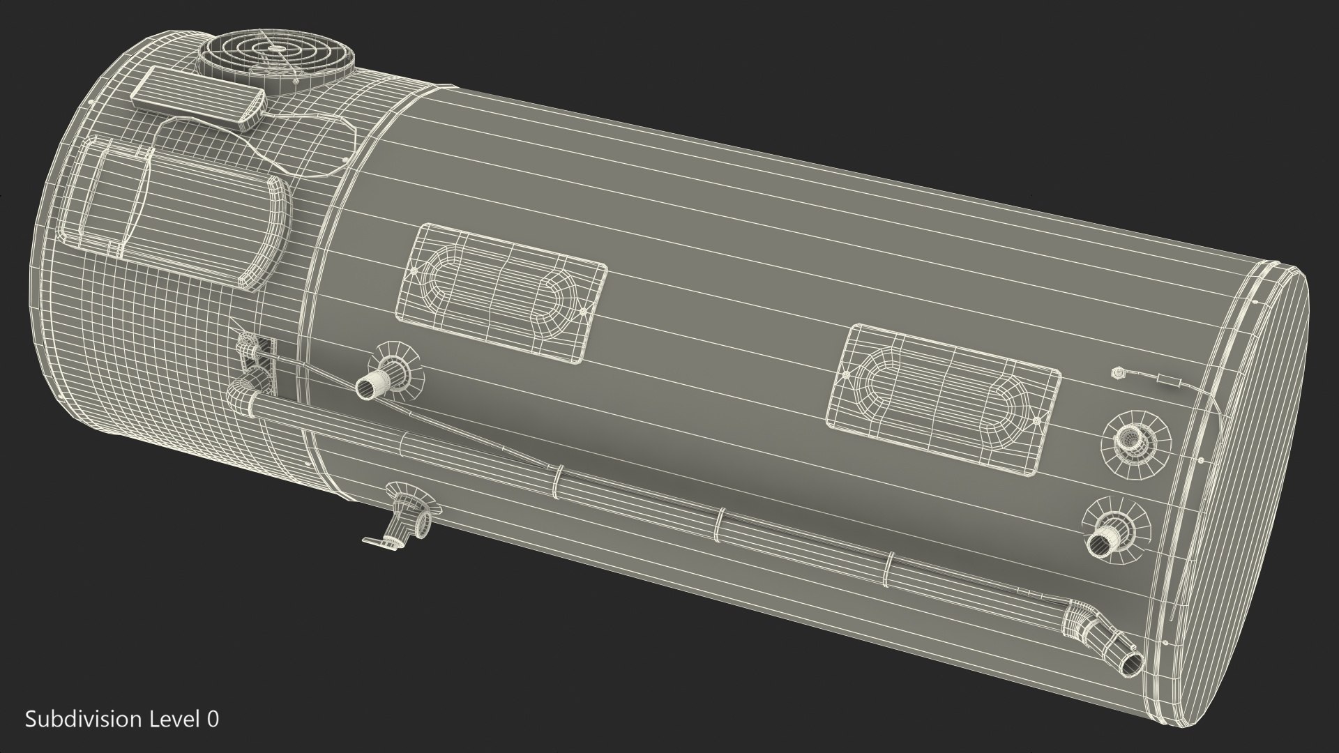 Rheem hybrid electric water heater model - TurboSquid 1446953