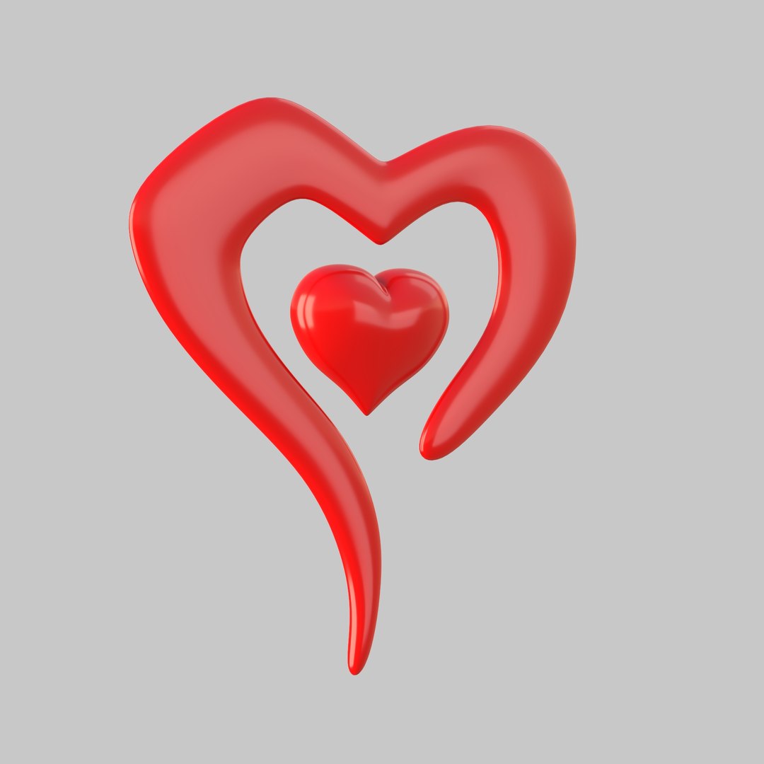 3D Heart Icon V02 - TurboSquid 2379647