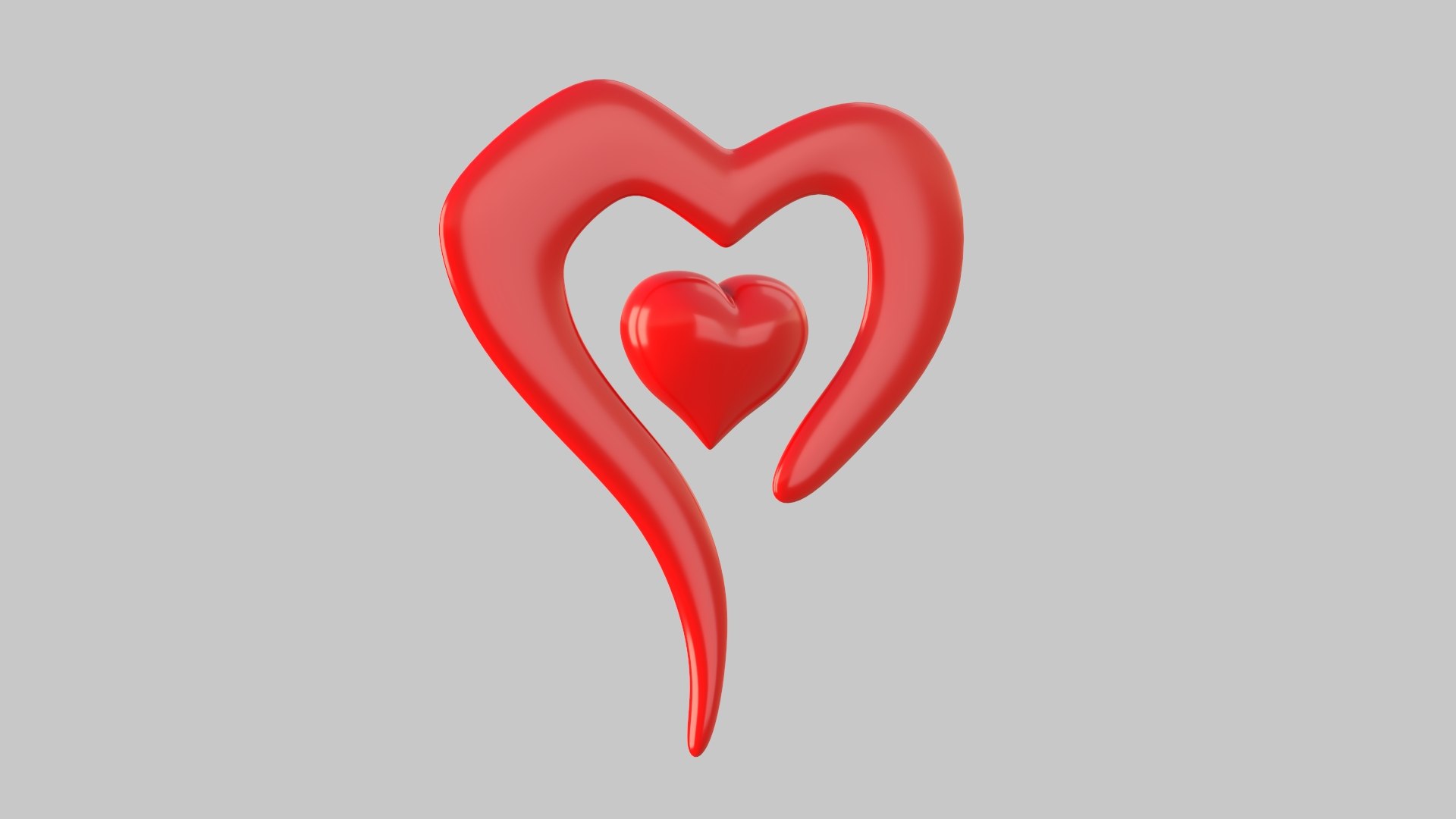 3D Heart Icon V02 - TurboSquid 2379647