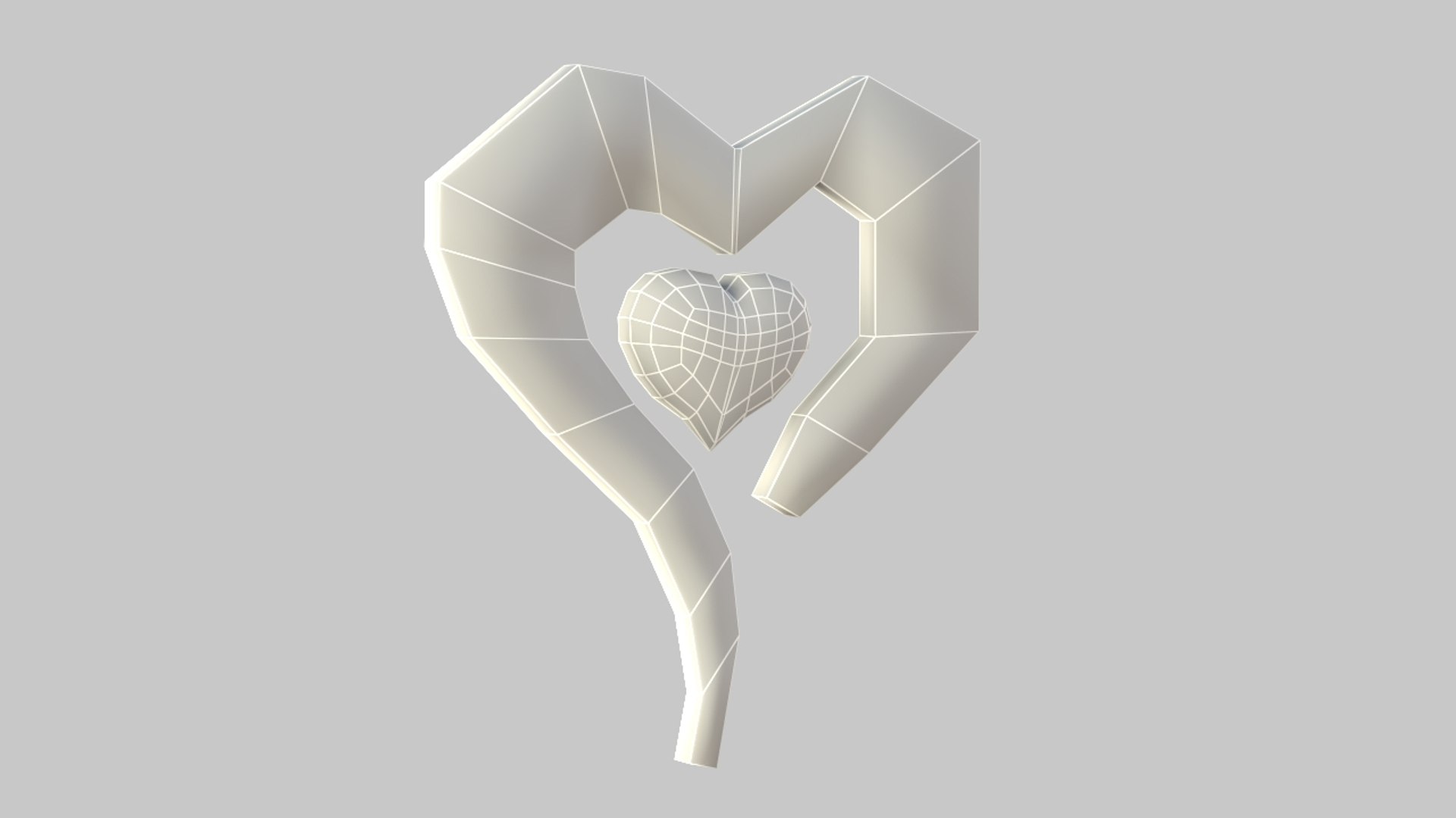 3D Heart Icon V02 - TurboSquid 2379647