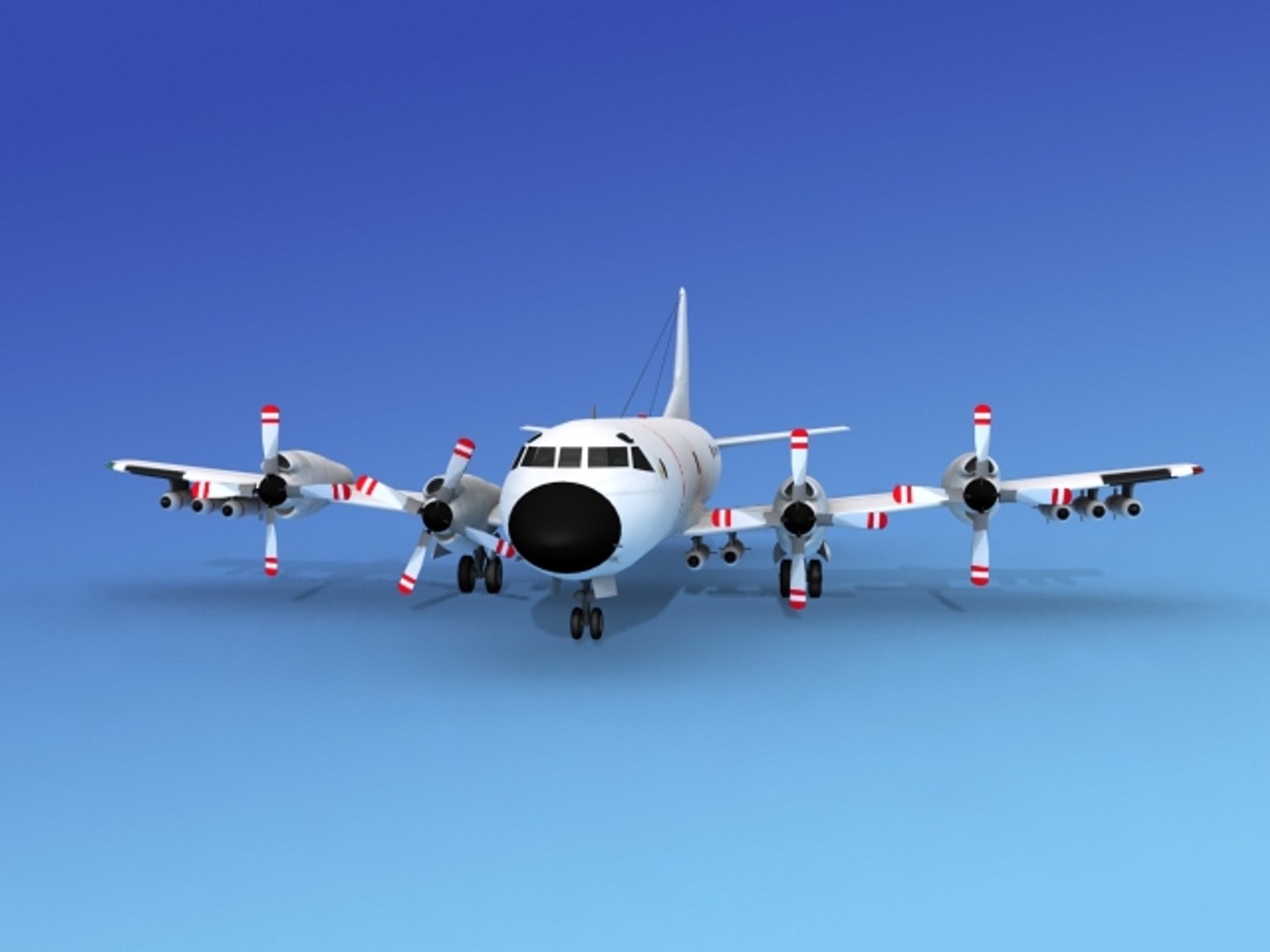 3d Orion Lockheed P-3 Model