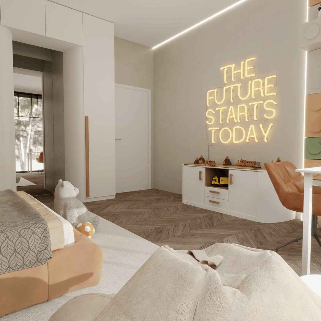 Kids Room 3 Blender Scene Model - TurboSquid 2260325