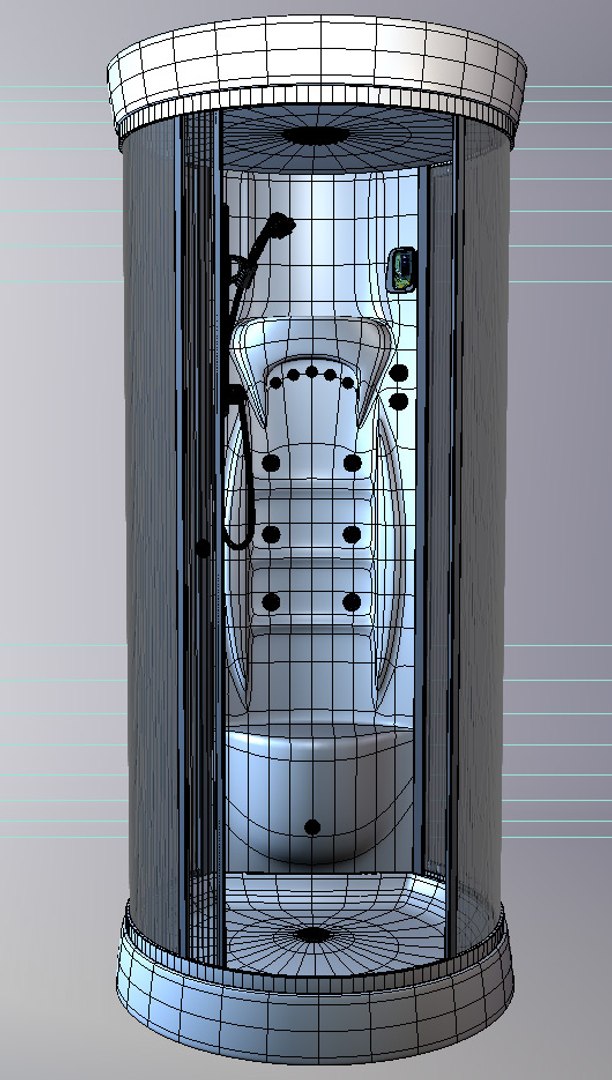 Shower Cubicle Albatros 3d Model