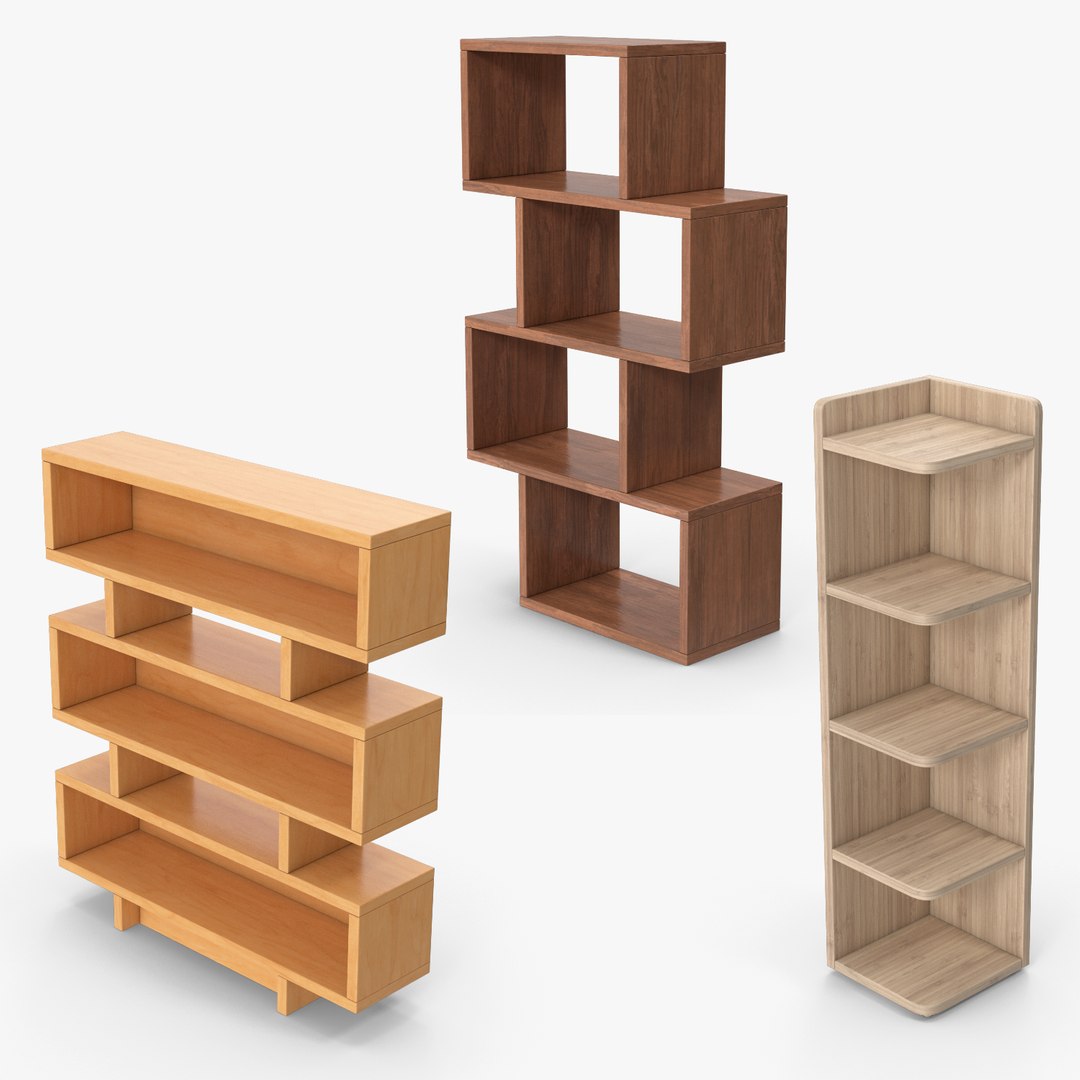 3D Model Bookcase Collection - TurboSquid 1841834