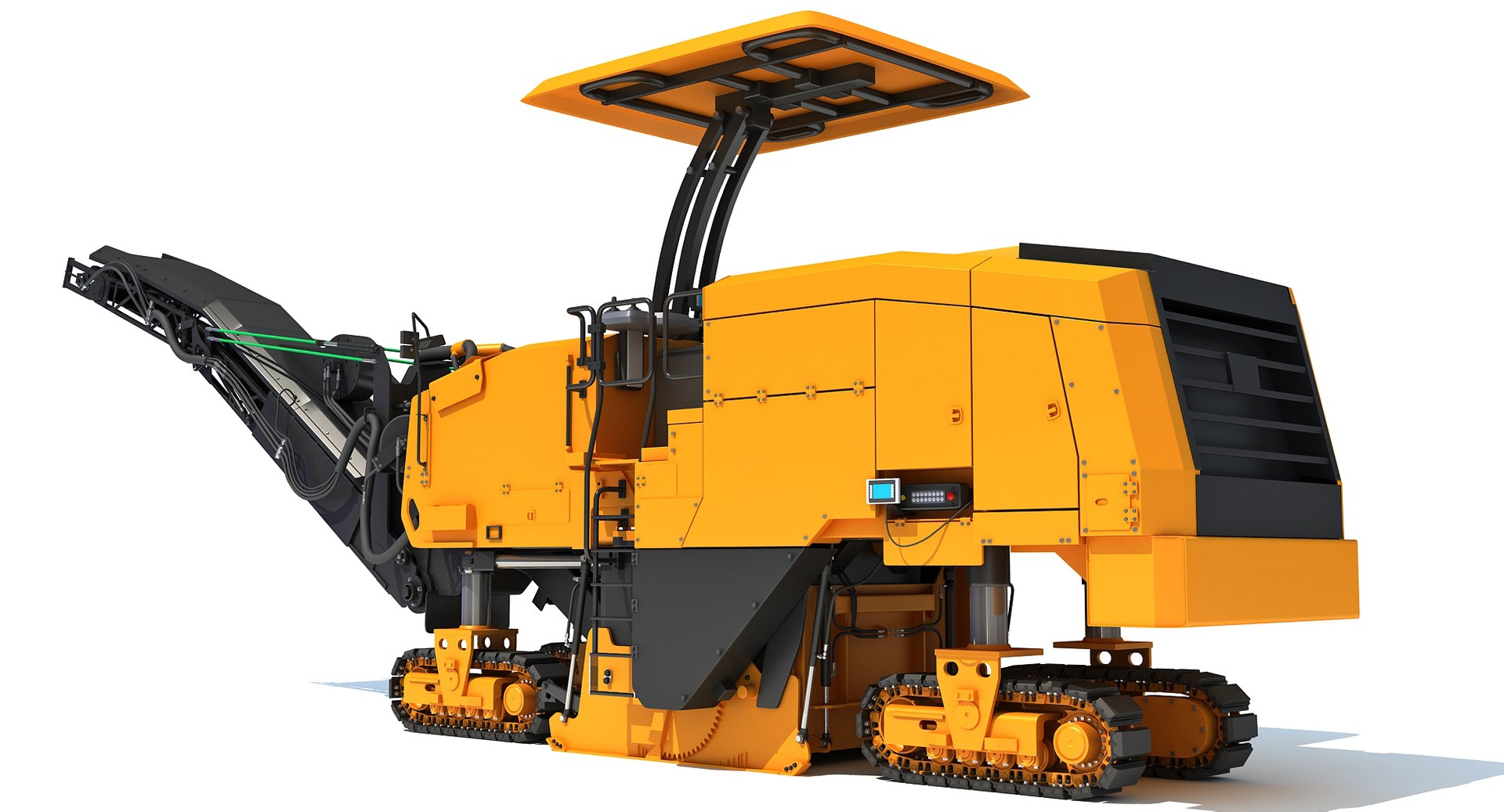 Cold Planer 3D Model - TurboSquid 1217402