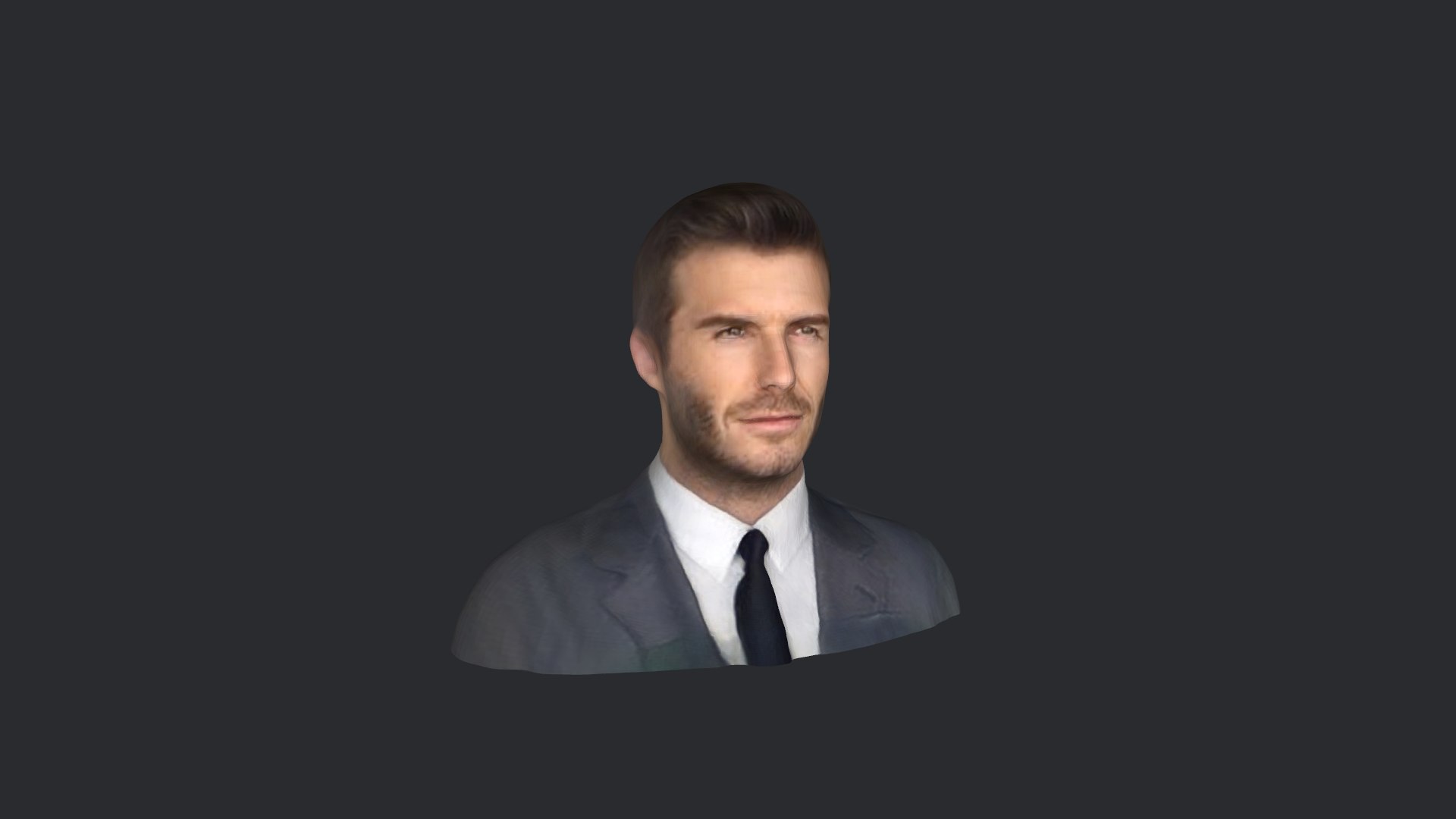 David Beckham Realistic Bust Head Ready 3d Model 3D Model - TurboSquid ...