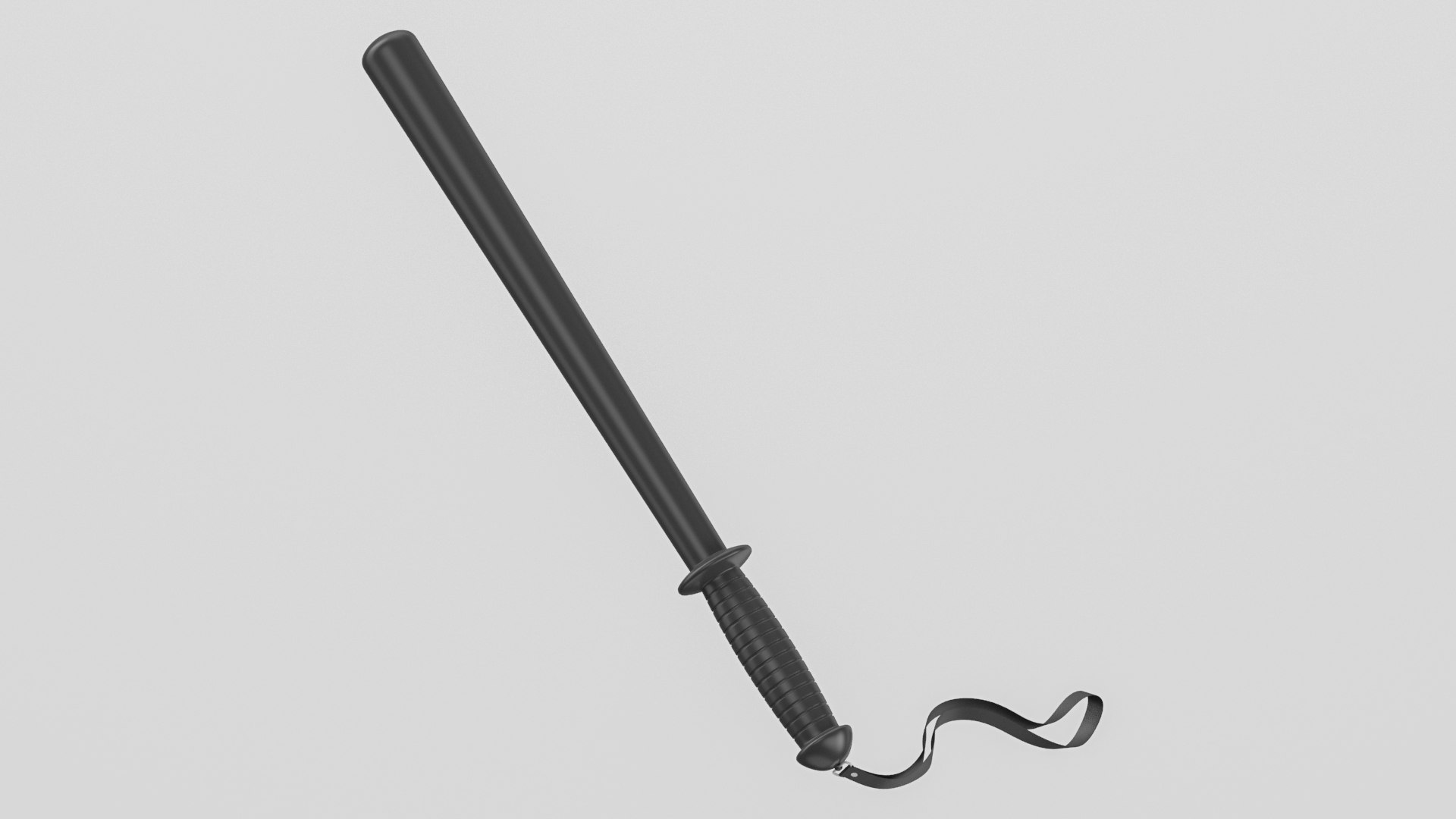 Police Baton 02 3D model - TurboSquid 1866608