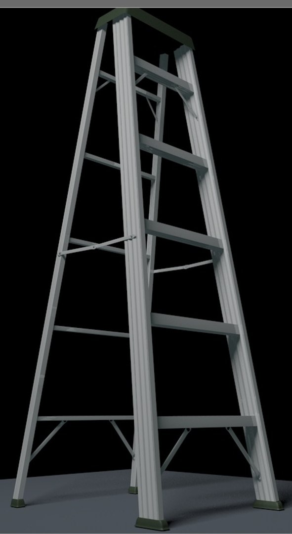 Step Ladder 3d Model
