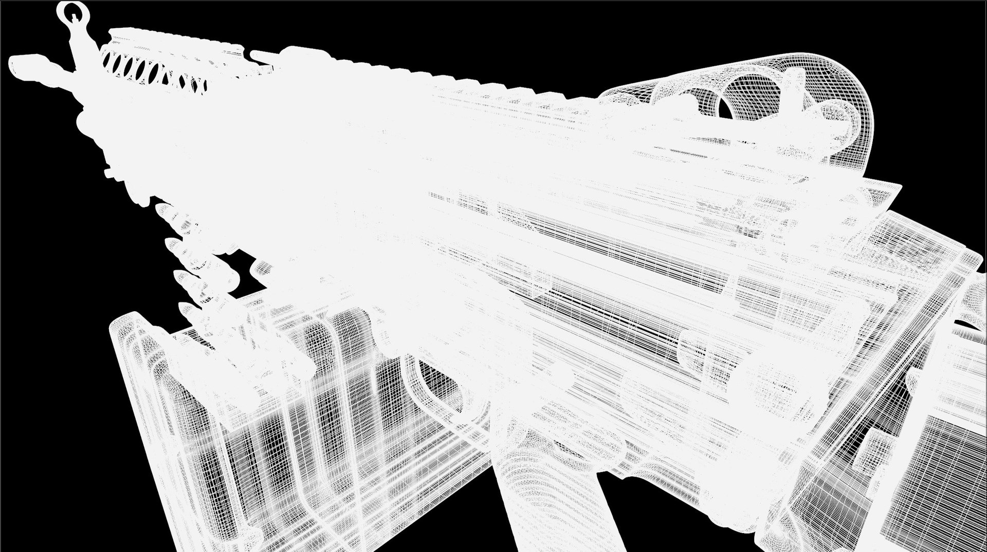 Machine Gun Custom Model - TurboSquid 1679143