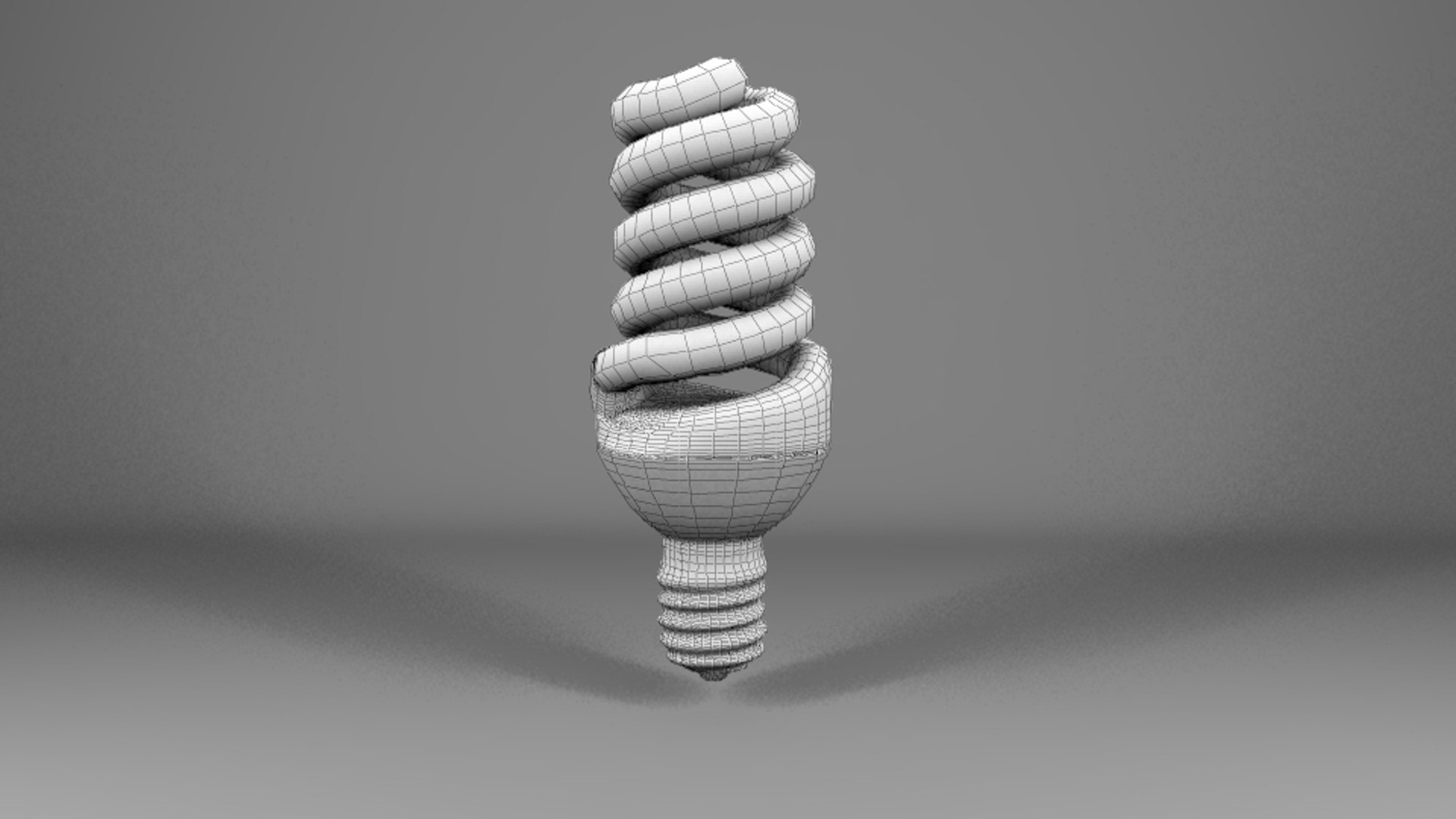 3d Model Cfl Light