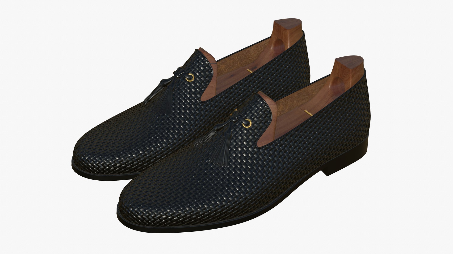 Weave Leather Shoes 3D model - TurboSquid 1819961