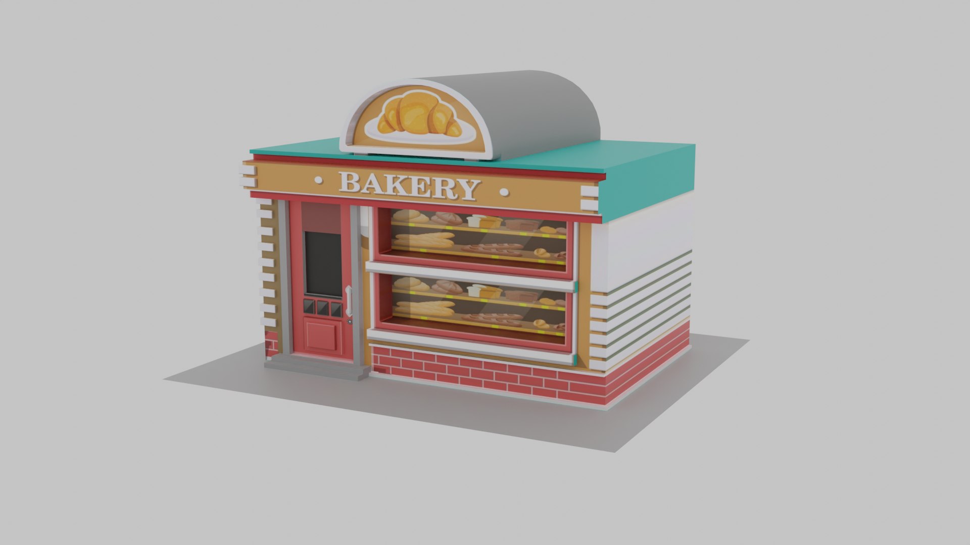 3D Bakery Shop - TurboSquid 2140172