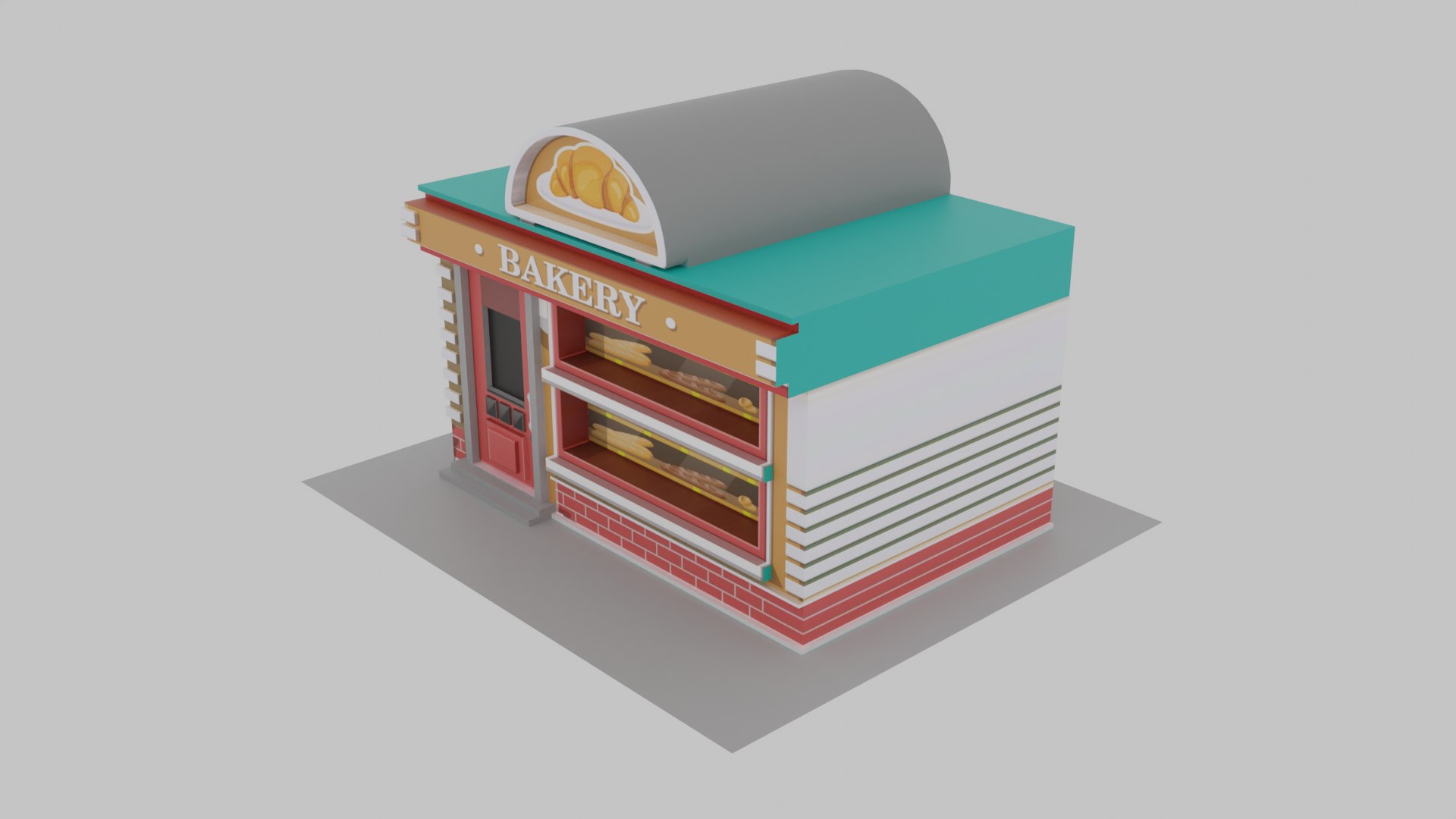 3D Bakery Shop - TurboSquid 2140172
