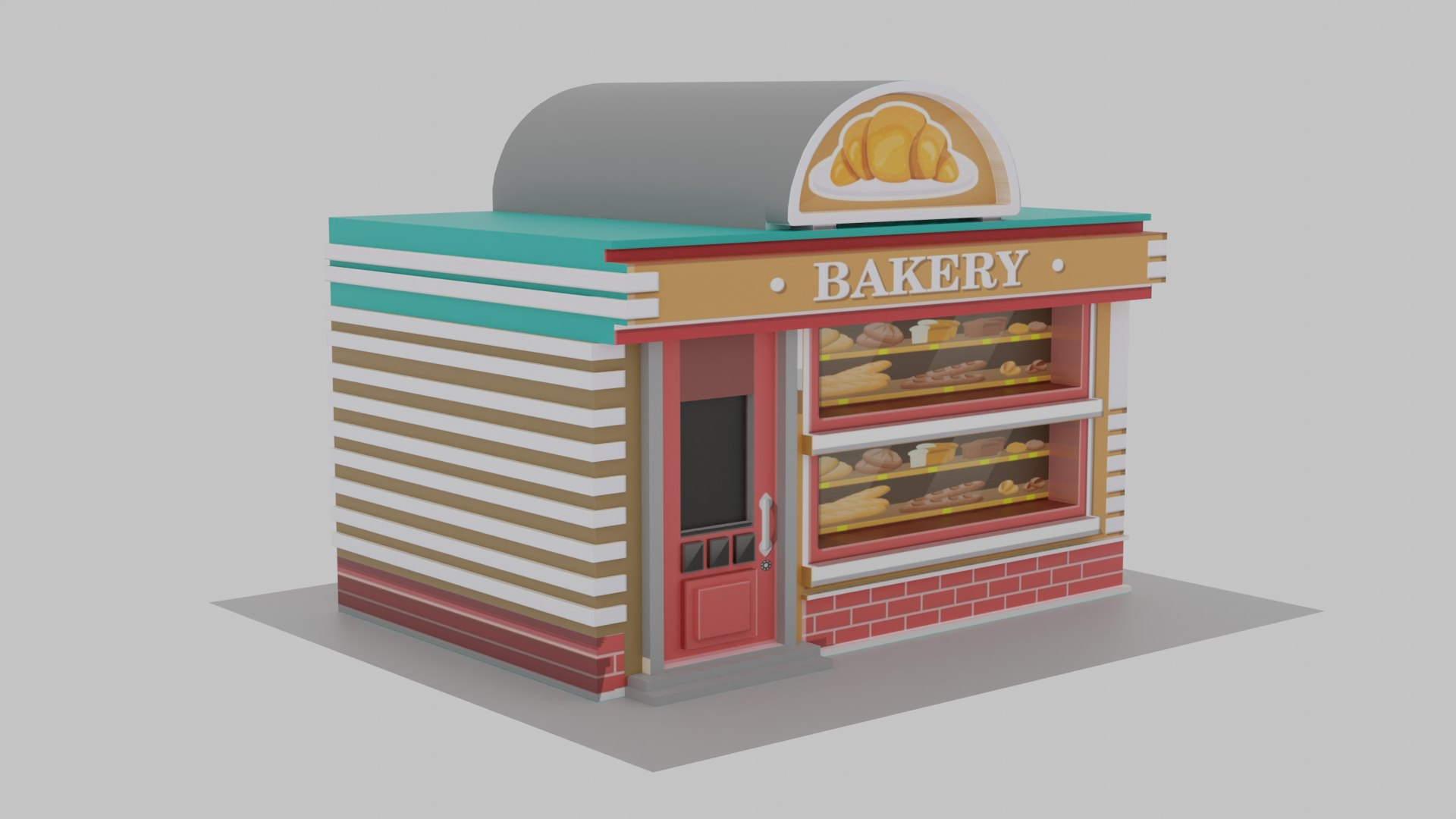 3D Bakery Shop - TurboSquid 2140172