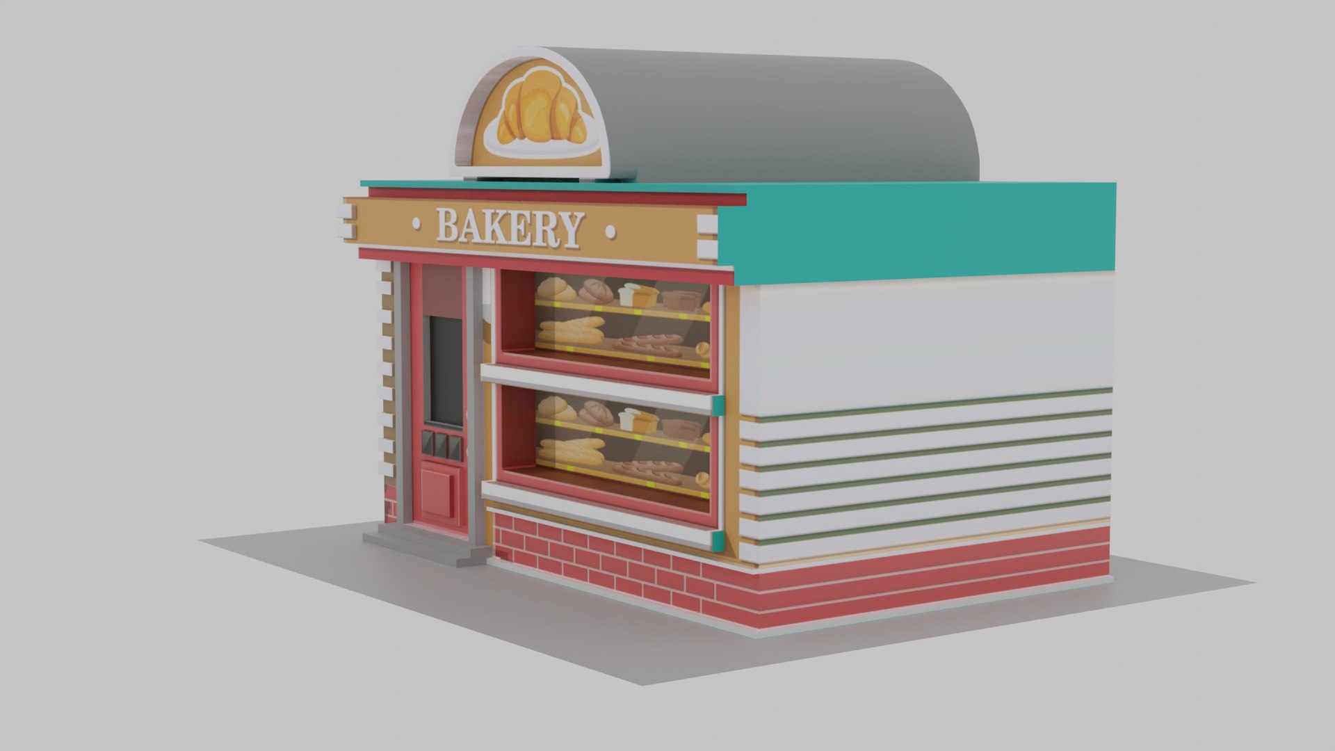 3D Bakery Shop - TurboSquid 2140172