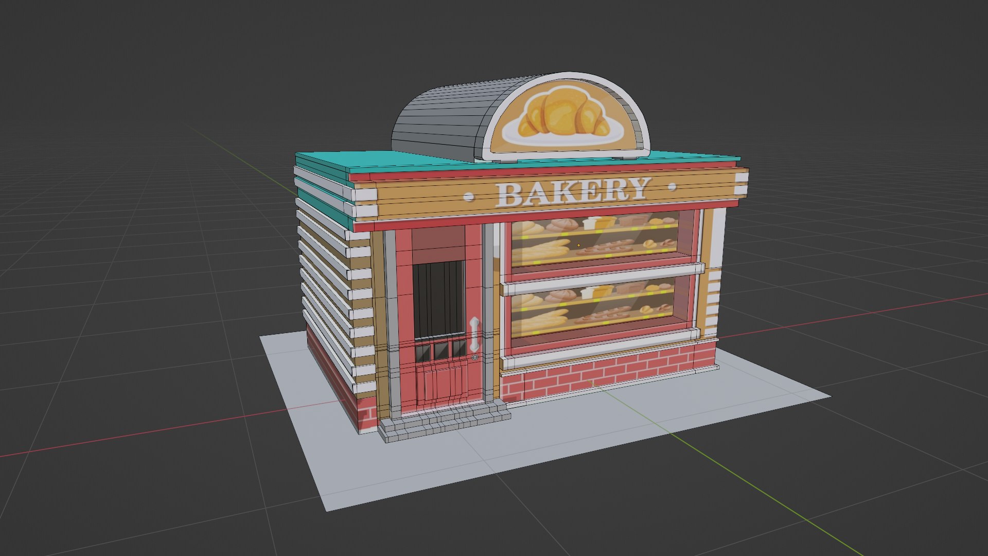3D Bakery Shop - TurboSquid 2140172