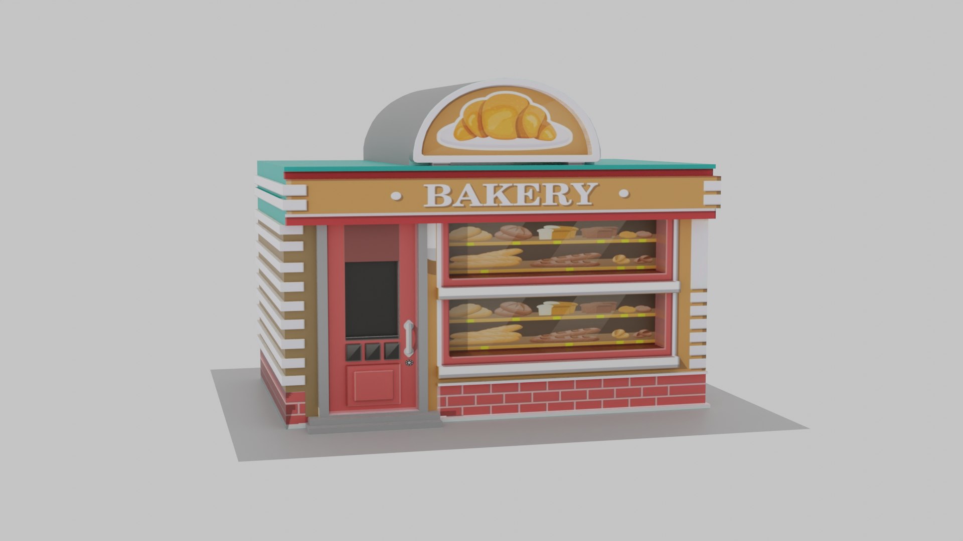 3D Bakery Shop - TurboSquid 2140172