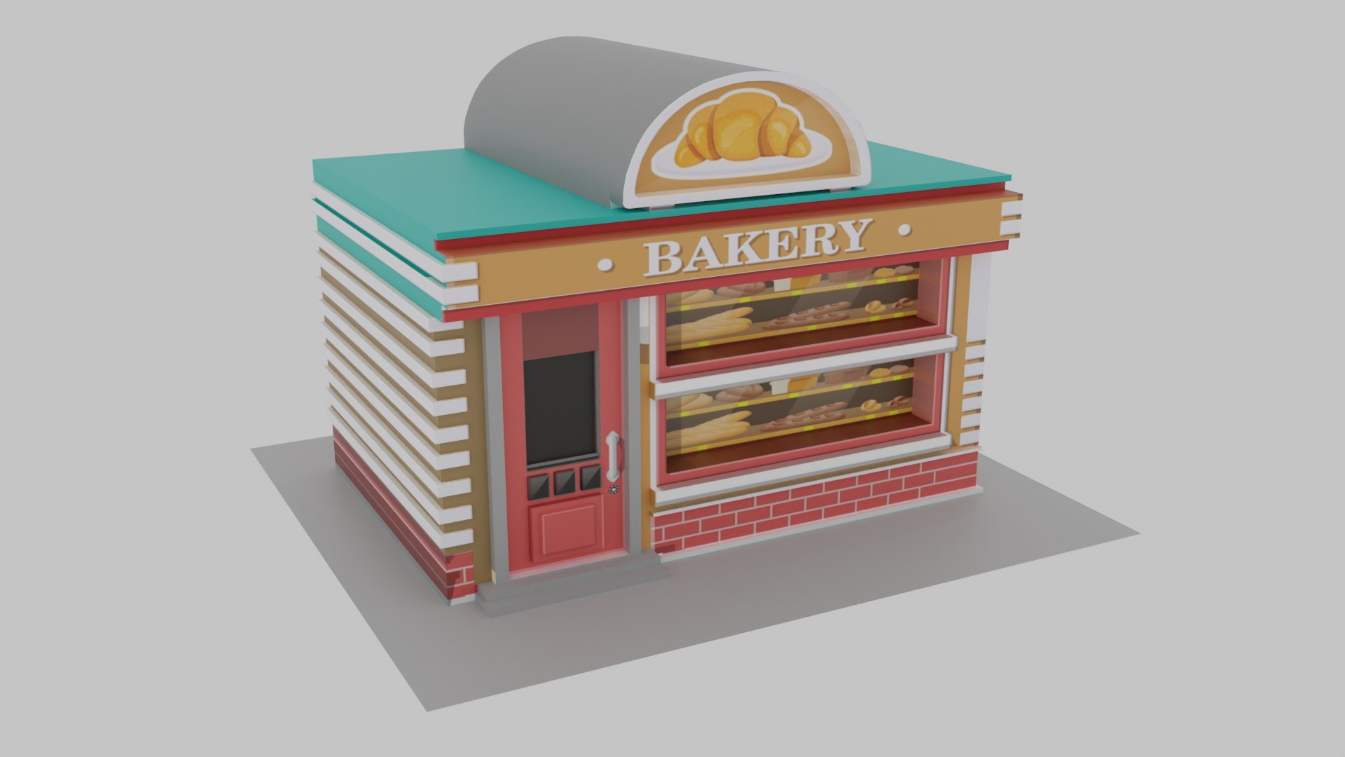 3D Bakery Shop - TurboSquid 2140172