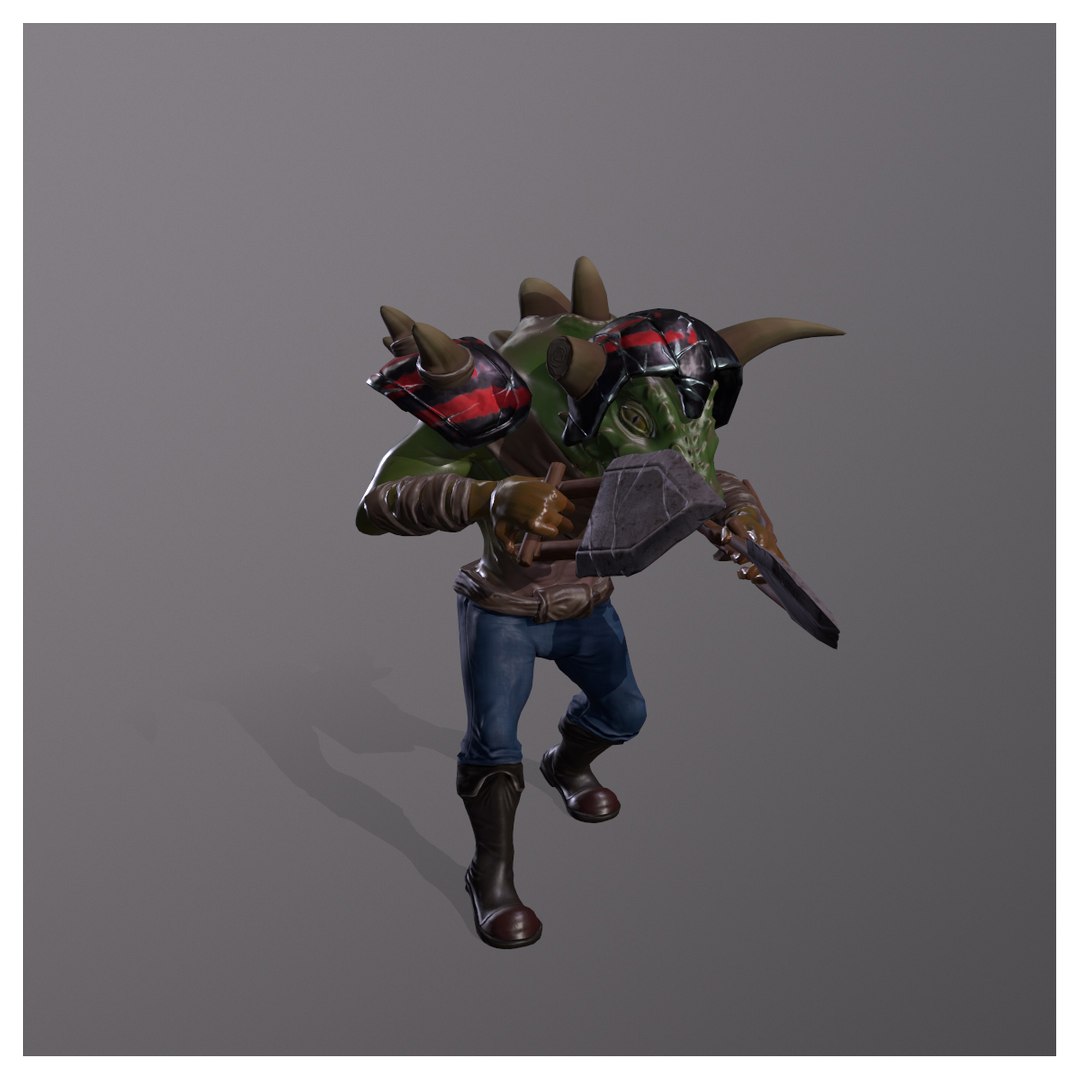 Character Lizardman Model - TurboSquid 1711955