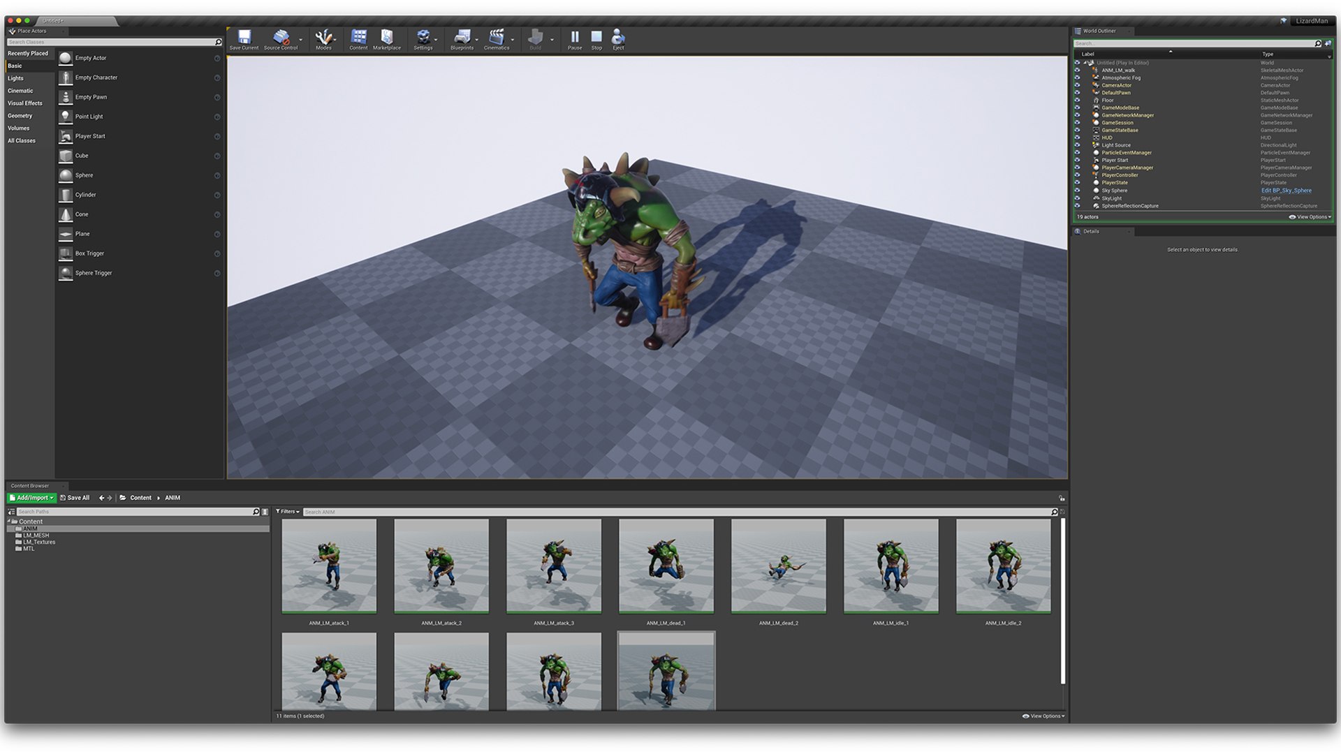 Character Lizardman Model - TurboSquid 1711955