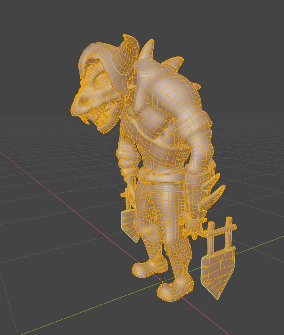 Character Lizardman Model - TurboSquid 1711955