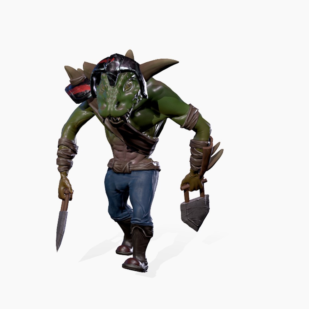 Character Lizardman Model - TurboSquid 1711955