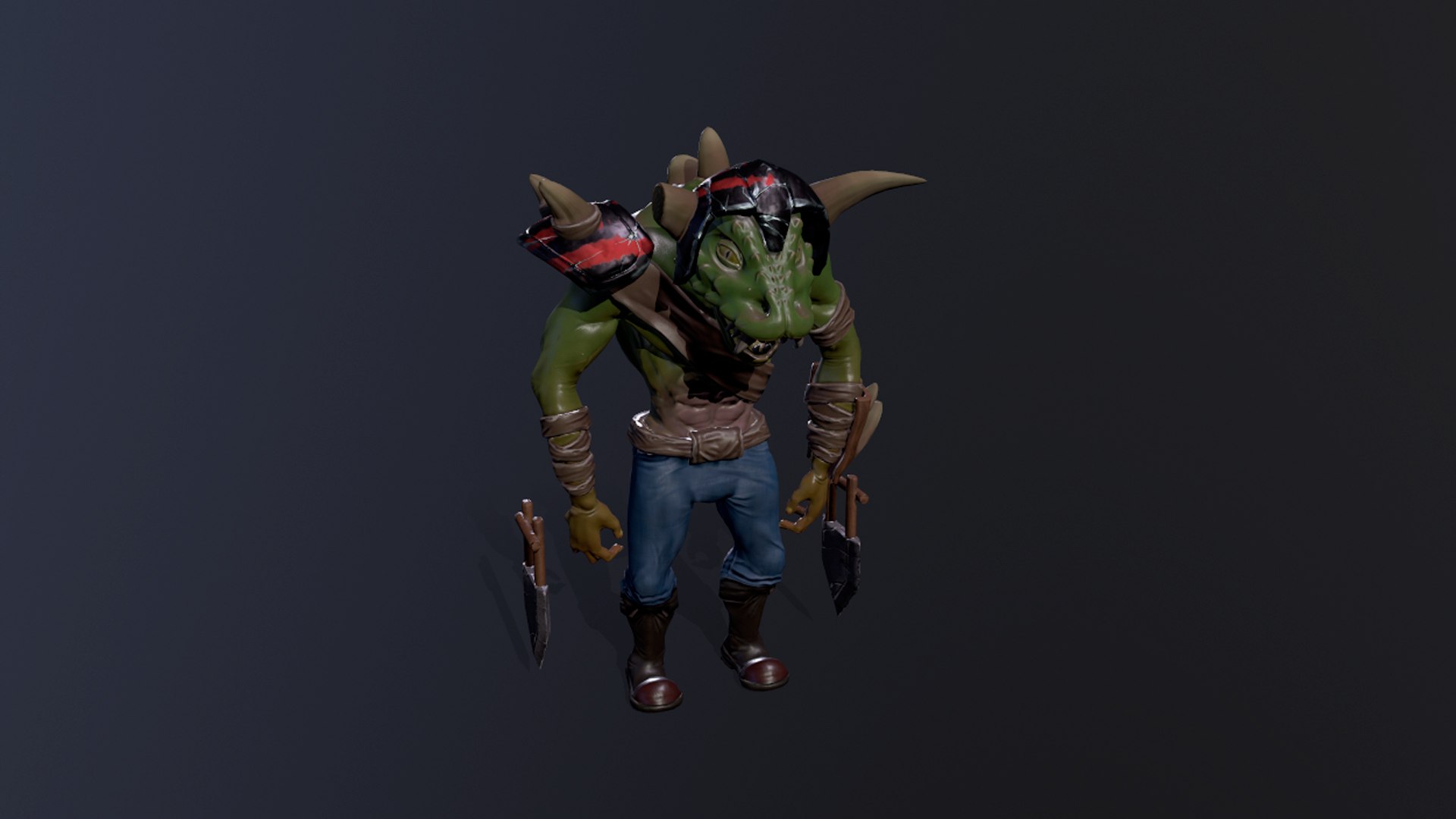 Character Lizardman Model - TurboSquid 1711955